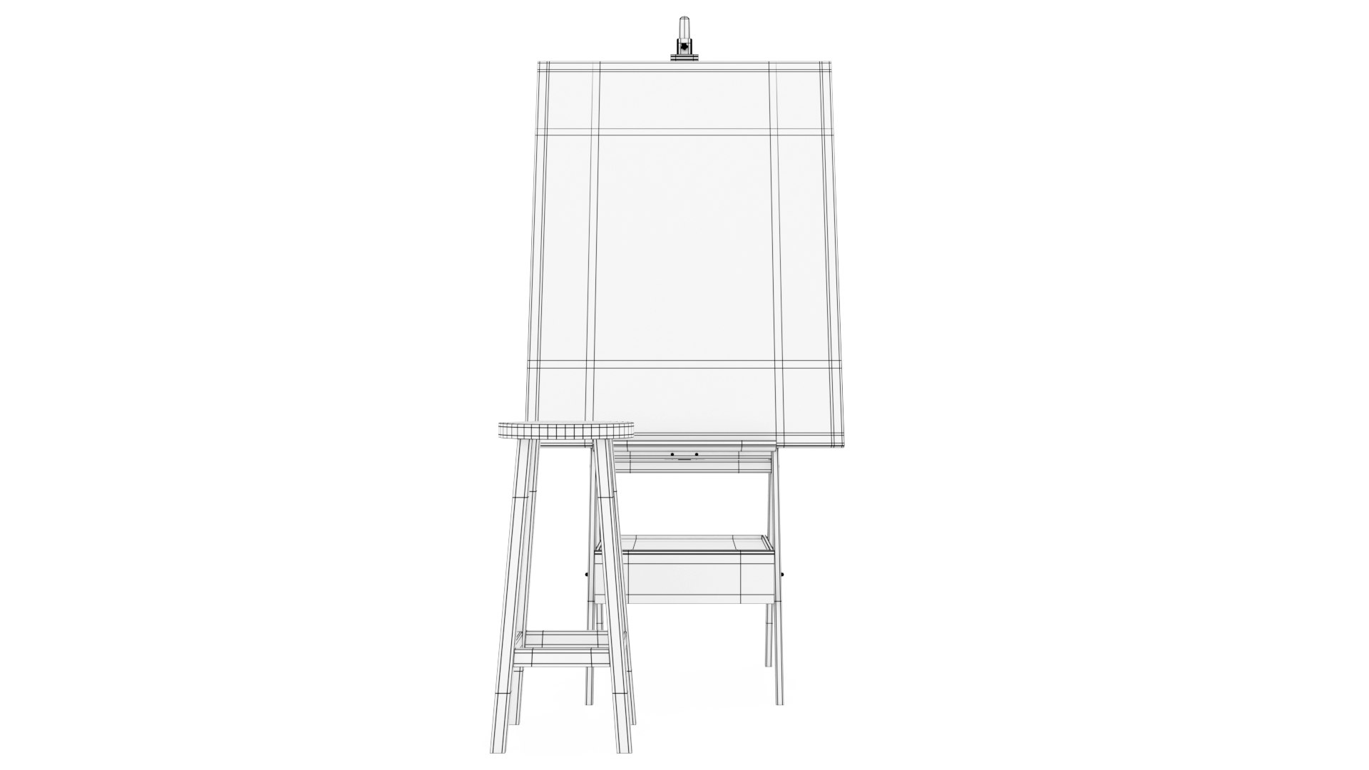 Easel 02 Model - TurboSquid 2146220