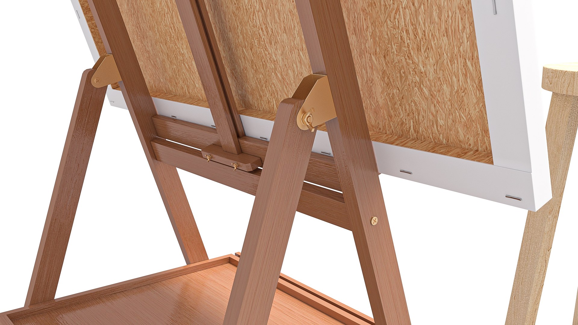 Easel 02 Model - TurboSquid 2146220