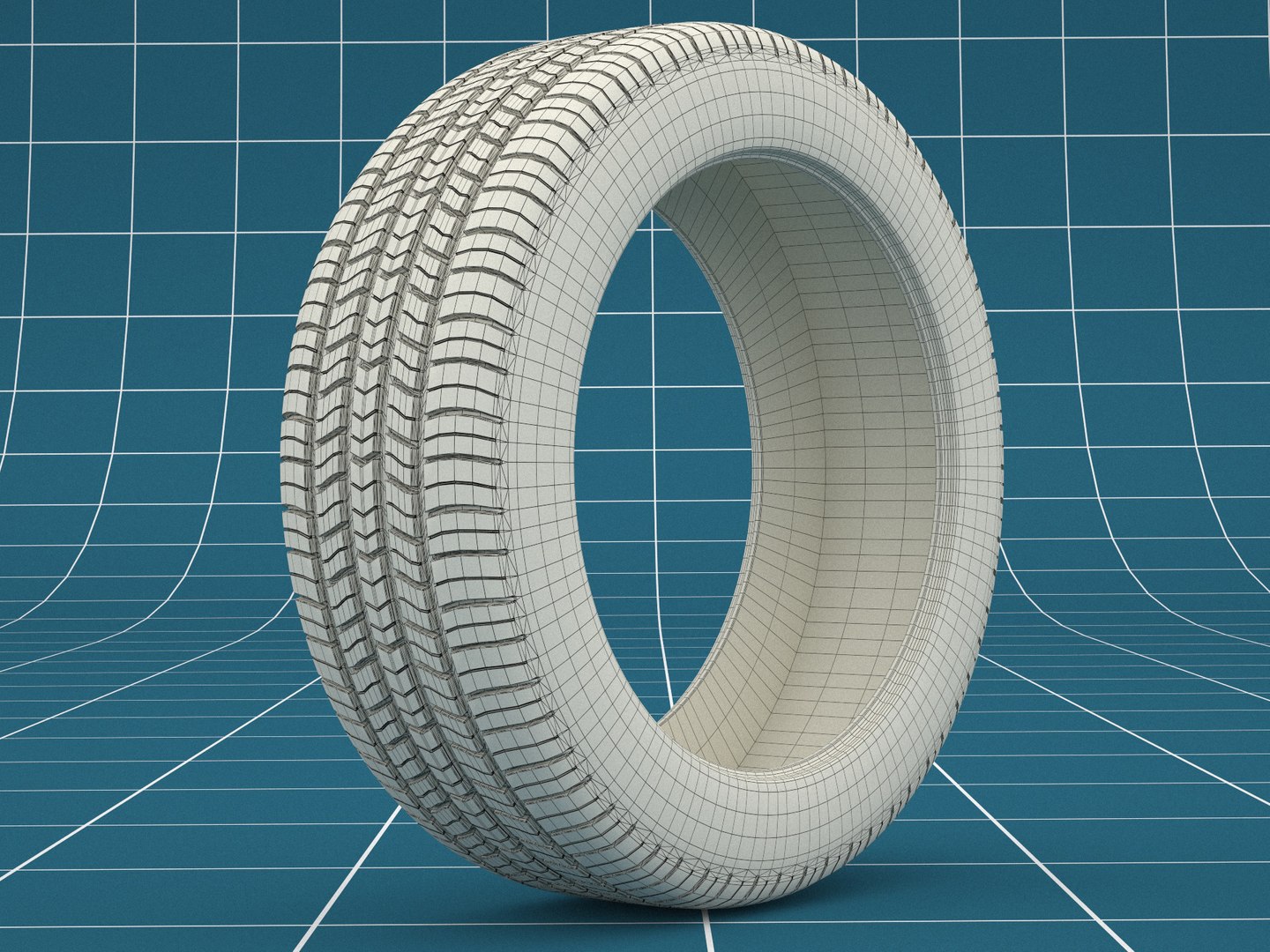 Realistic Car Tire 3D Model - TurboSquid 1178611