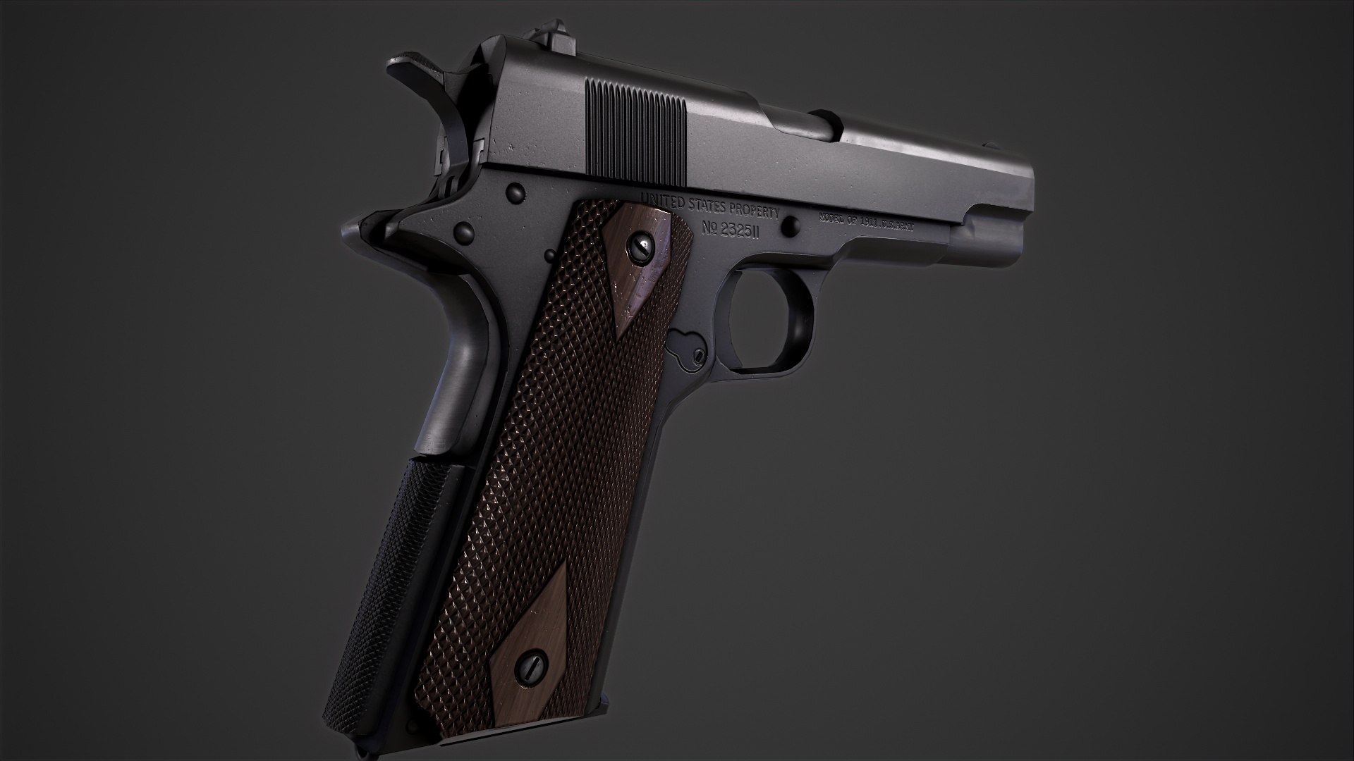 3D Clot-1911-Gameready - TurboSquid 1923683