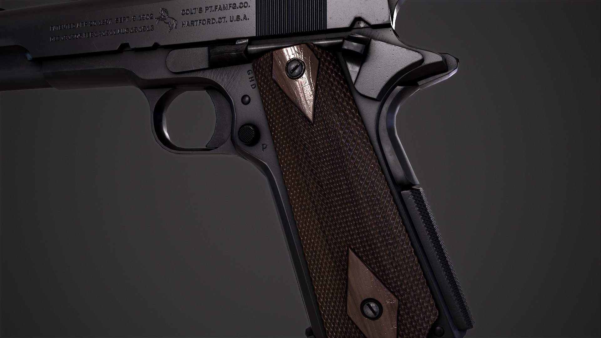 3D Clot-1911-Gameready - TurboSquid 1923683