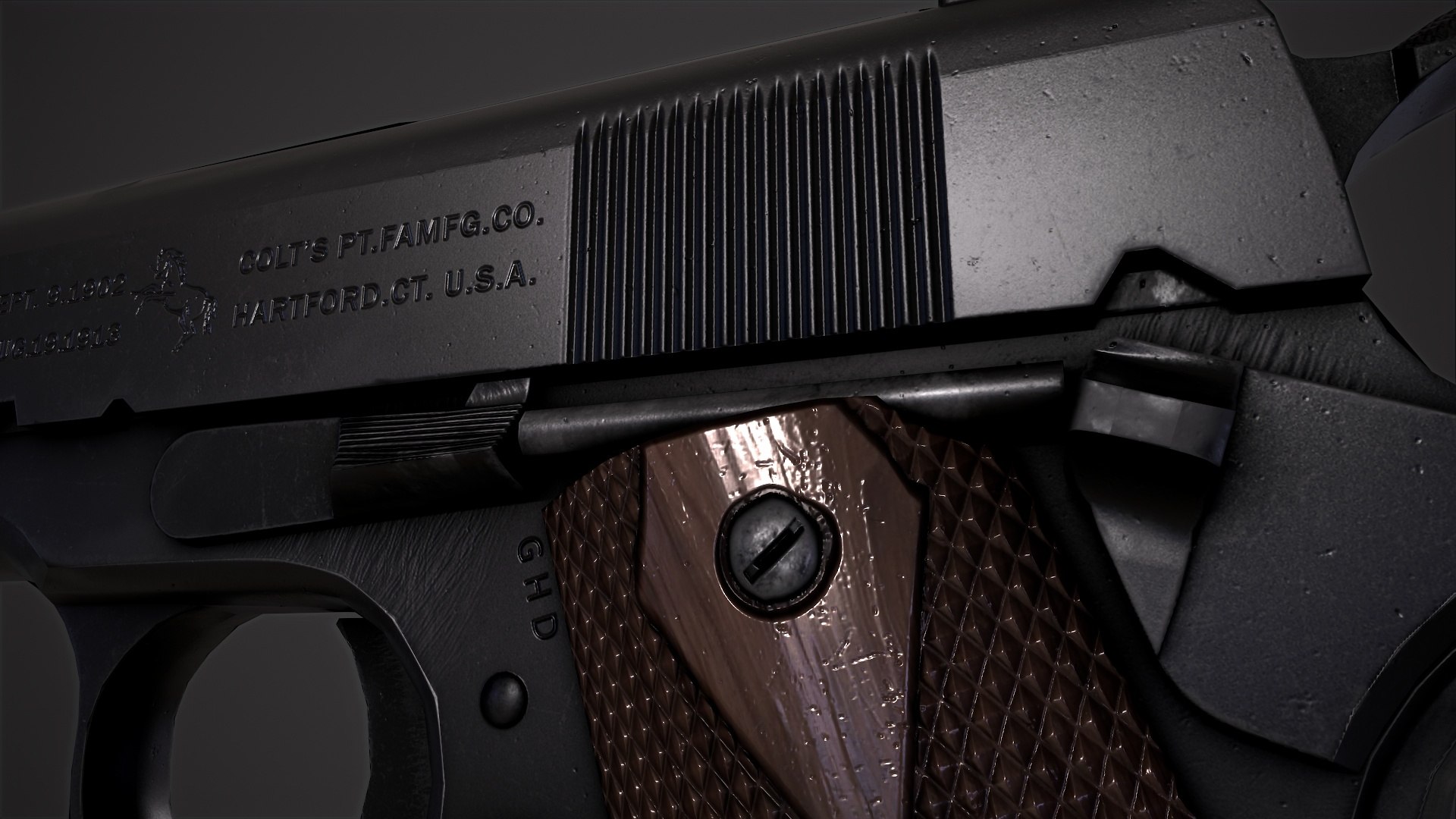 3D Clot-1911-Gameready - TurboSquid 1923683