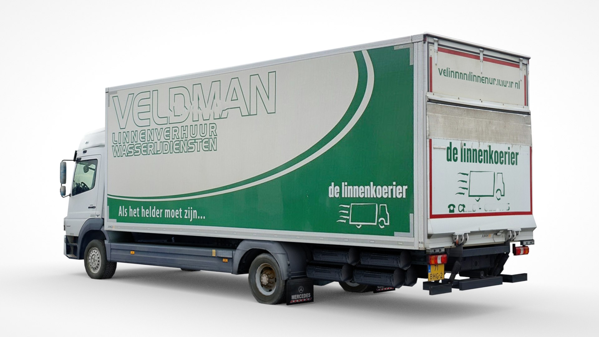 3D Mercedes-Benz Atego BOX 2022 - TurboSquid 2000768