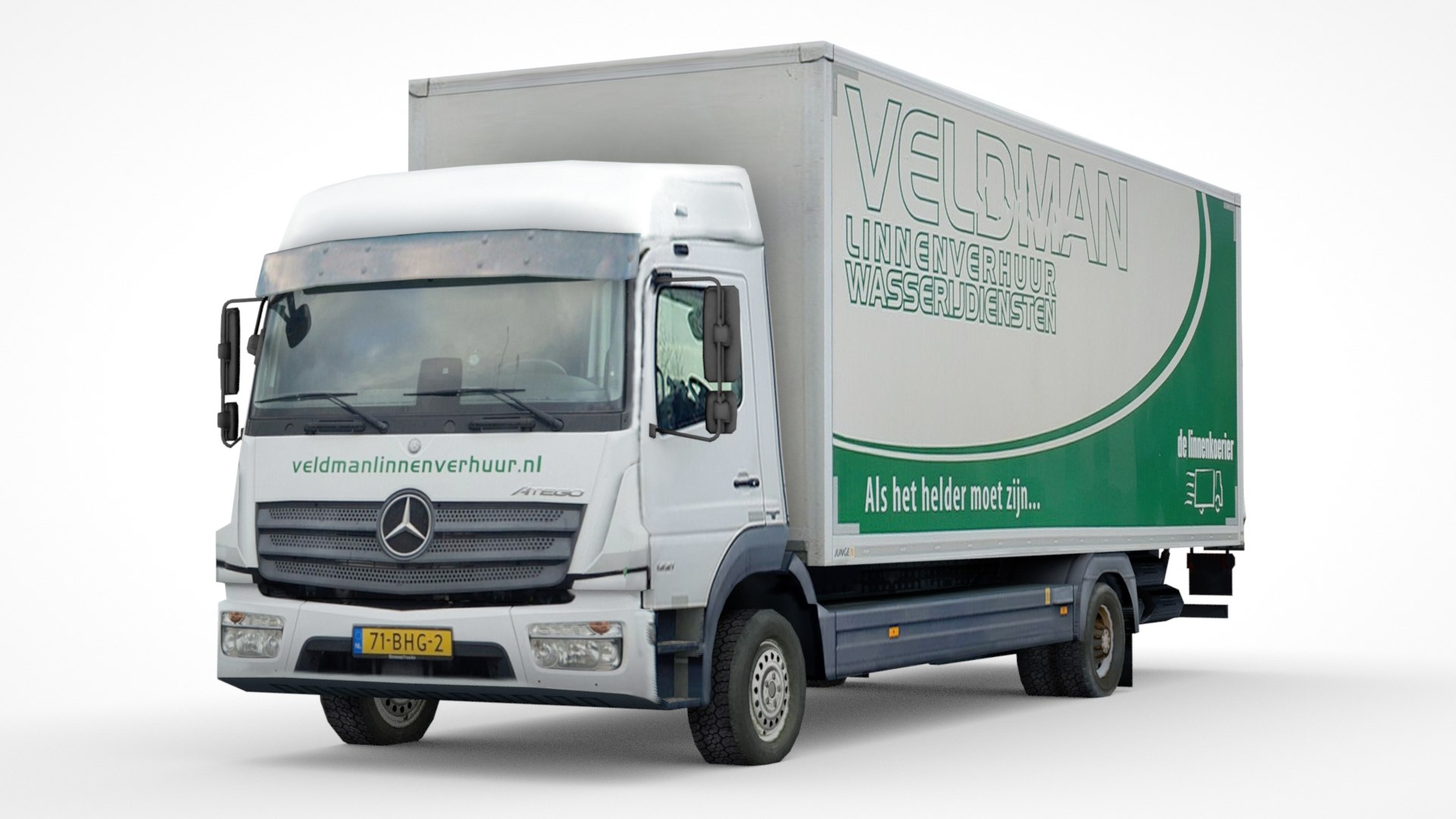 3D Mercedes-Benz Atego BOX 2022 - TurboSquid 2000768
