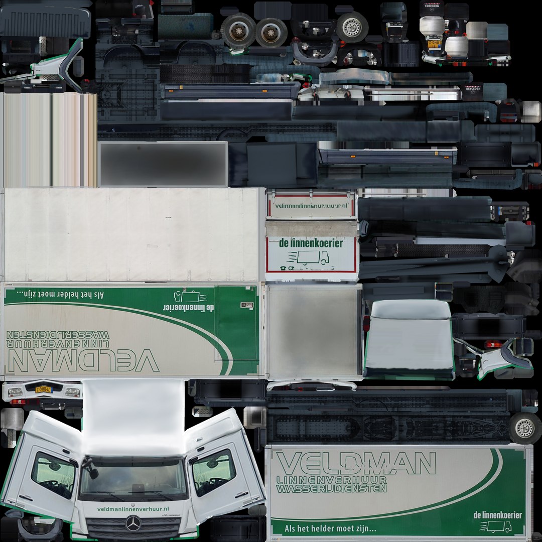 3D Mercedes-Benz Atego BOX 2022 - TurboSquid 2000768