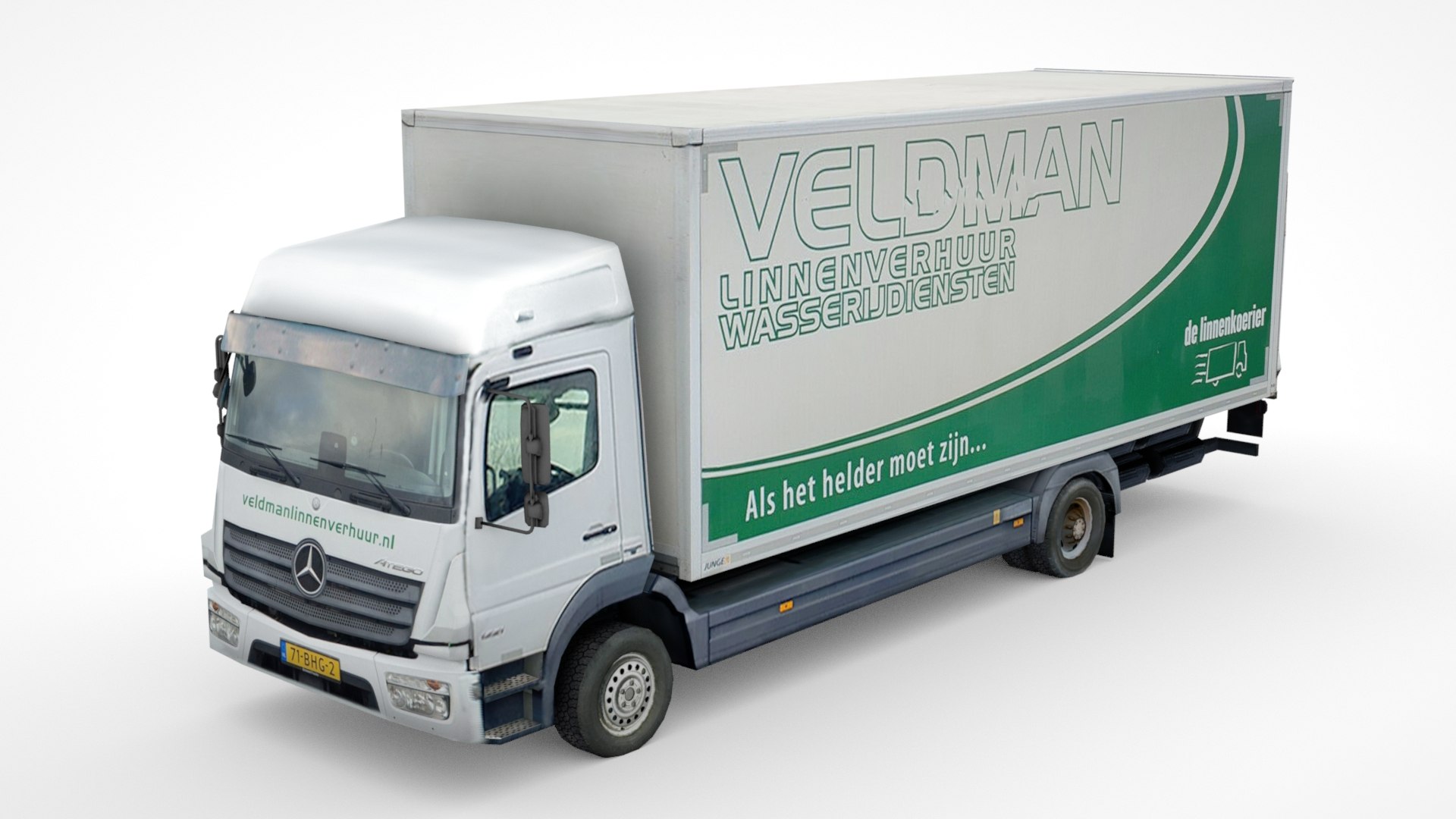 3D Mercedes-Benz Atego BOX 2022 - TurboSquid 2000768