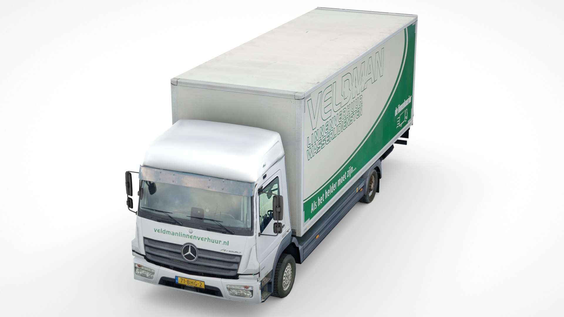 3D Mercedes-Benz Atego BOX 2022 - TurboSquid 2000768