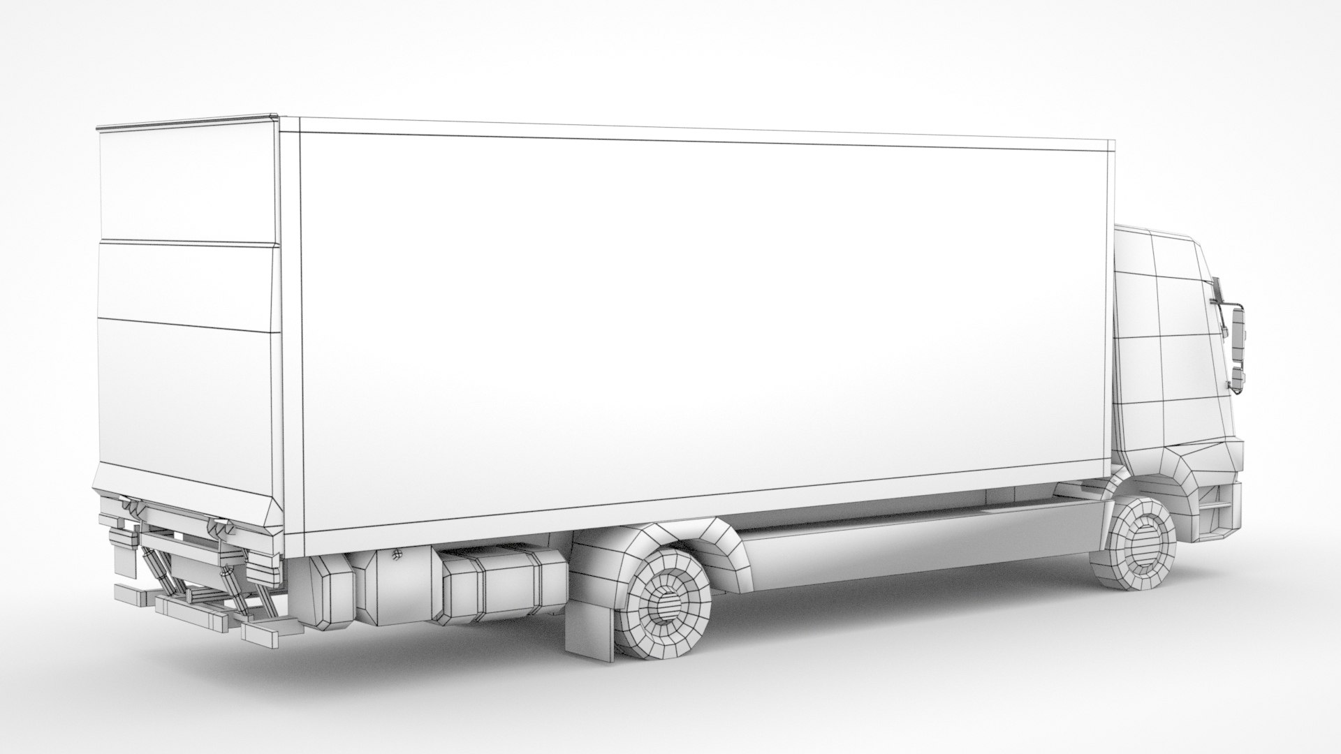 3D Mercedes-Benz Atego BOX 2022 - TurboSquid 2000768