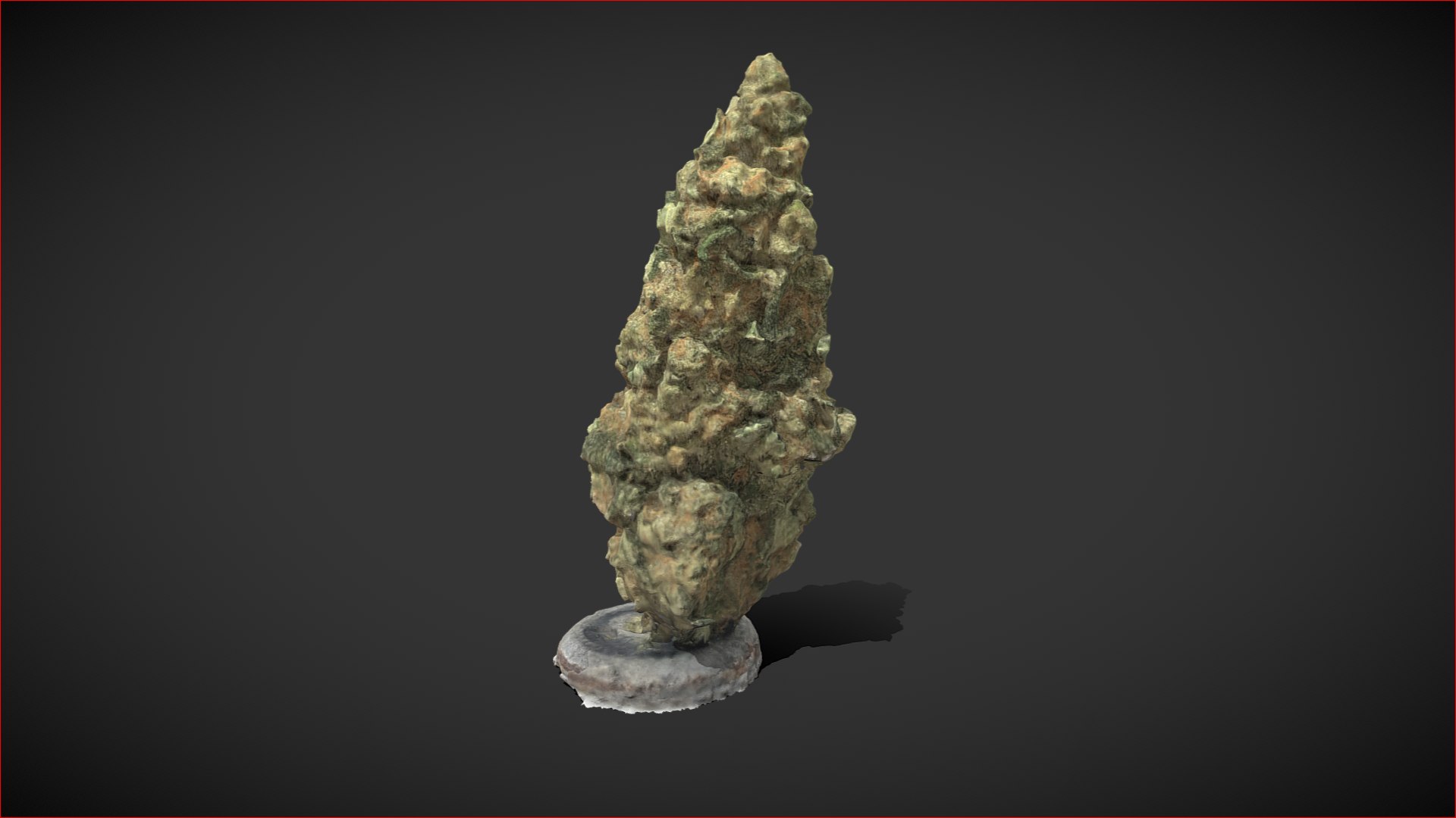3D Cannabis Weed Bud Scan Model - TurboSquid 1734675