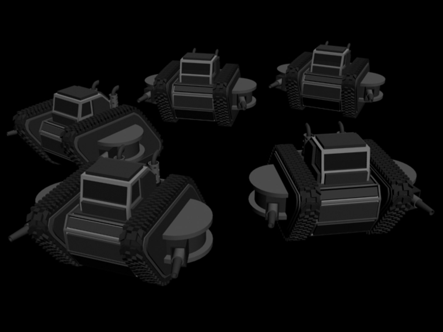 Armoured Track Layer 2nd 3d Model