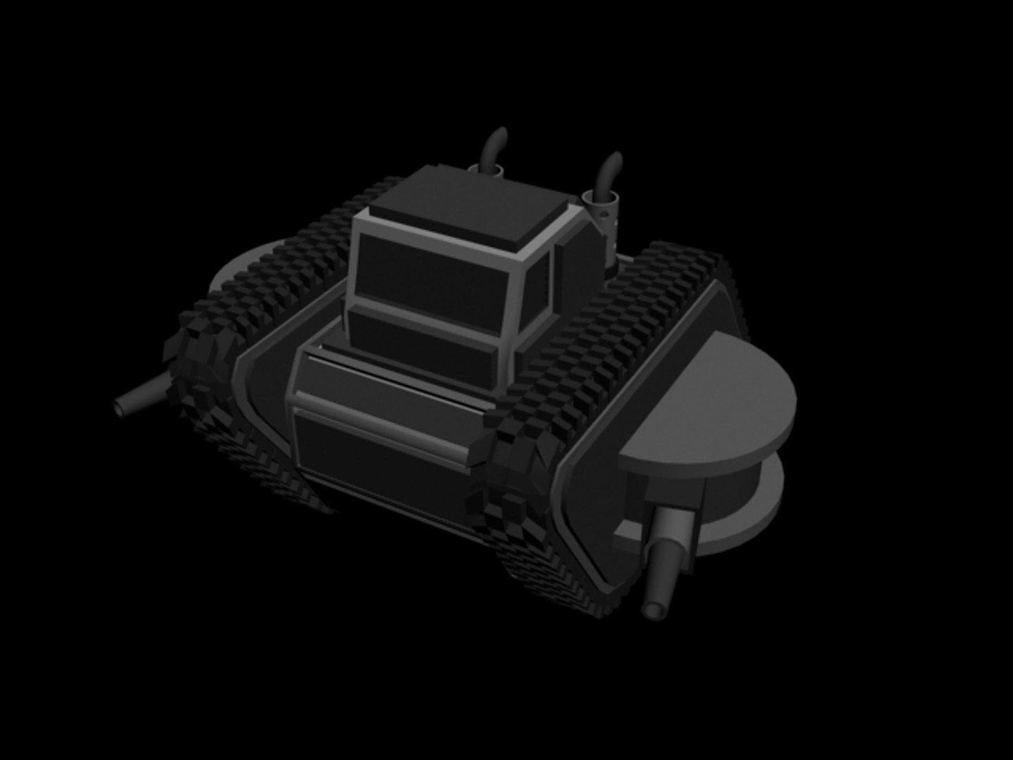 Armoured Track Layer 2nd 3d Model