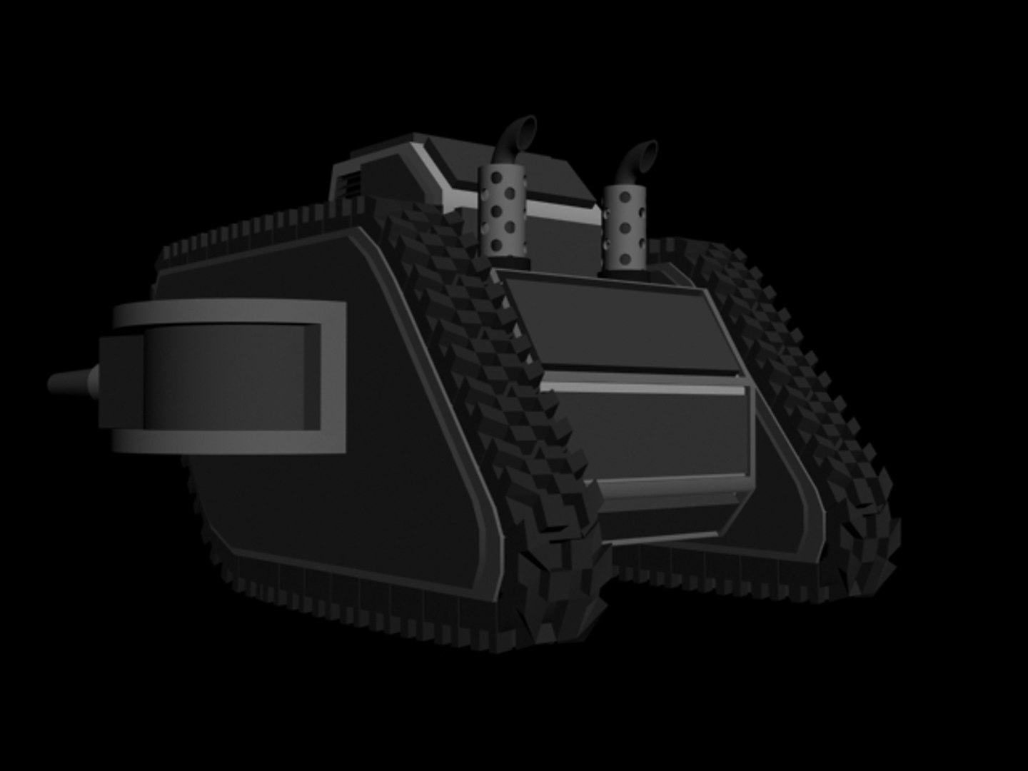 Armoured Track Layer 2nd 3d Model