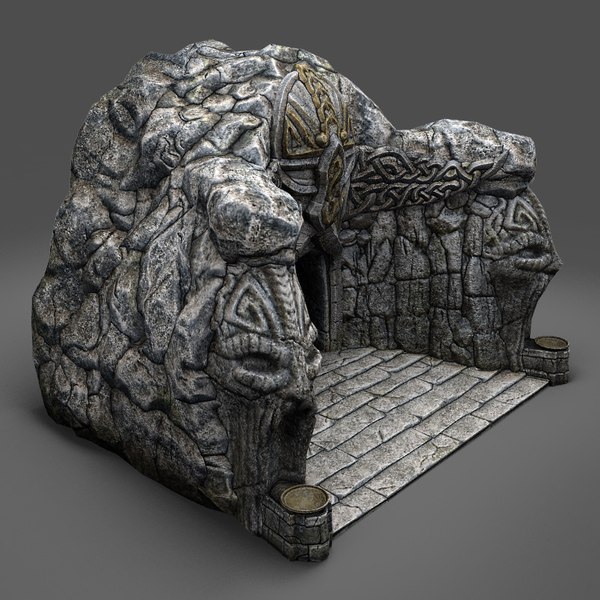 cave-entrance cave entrance 3d model