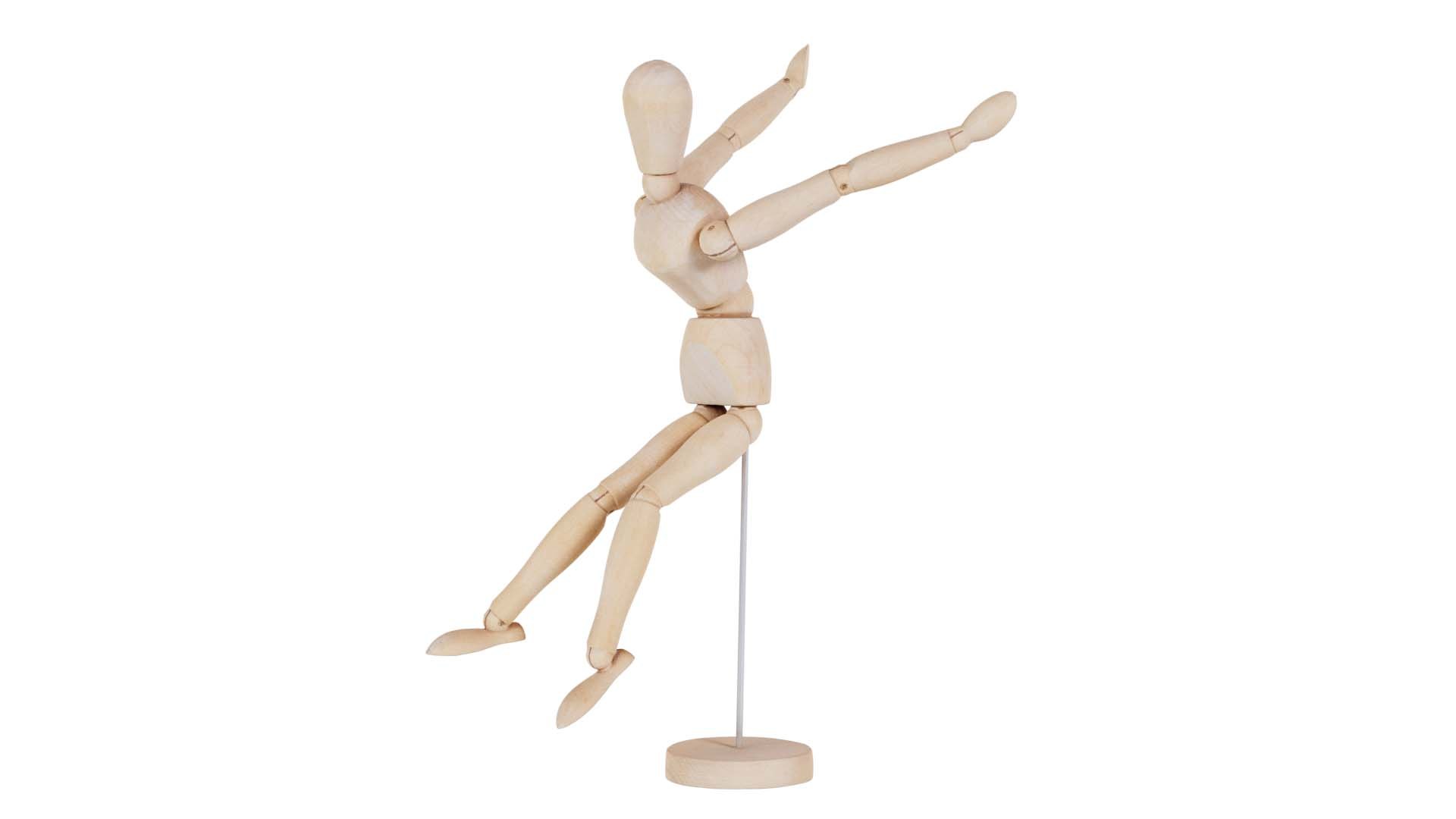 Wooden Mannequin Pose 03 Remastered 3D - TurboSquid 2363577