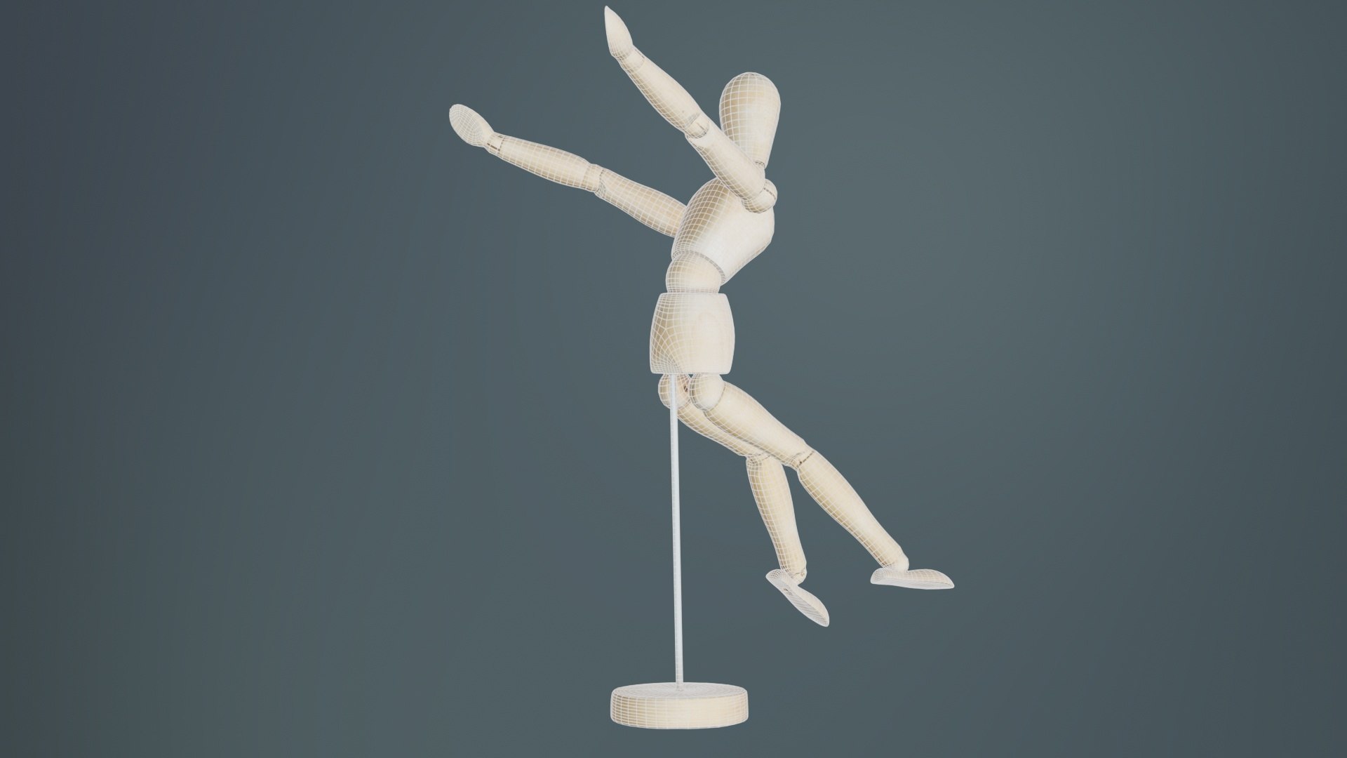 Wooden Mannequin Pose 03 Remastered 3D - TurboSquid 2363577