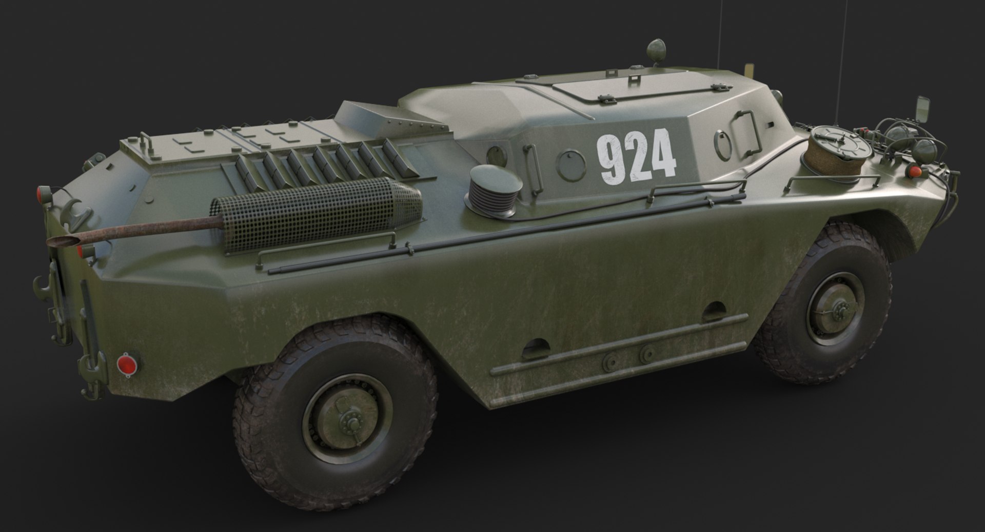 Fug ot 65 army vehicle 3D model - TurboSquid 1643850
