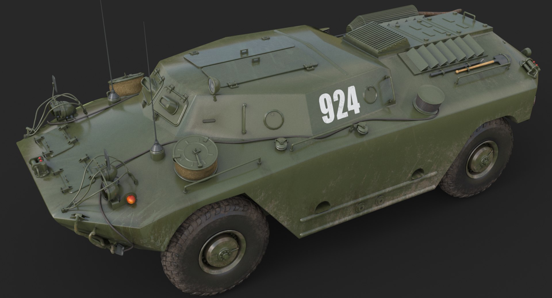 Fug ot 65 army vehicle 3D model - TurboSquid 1643850