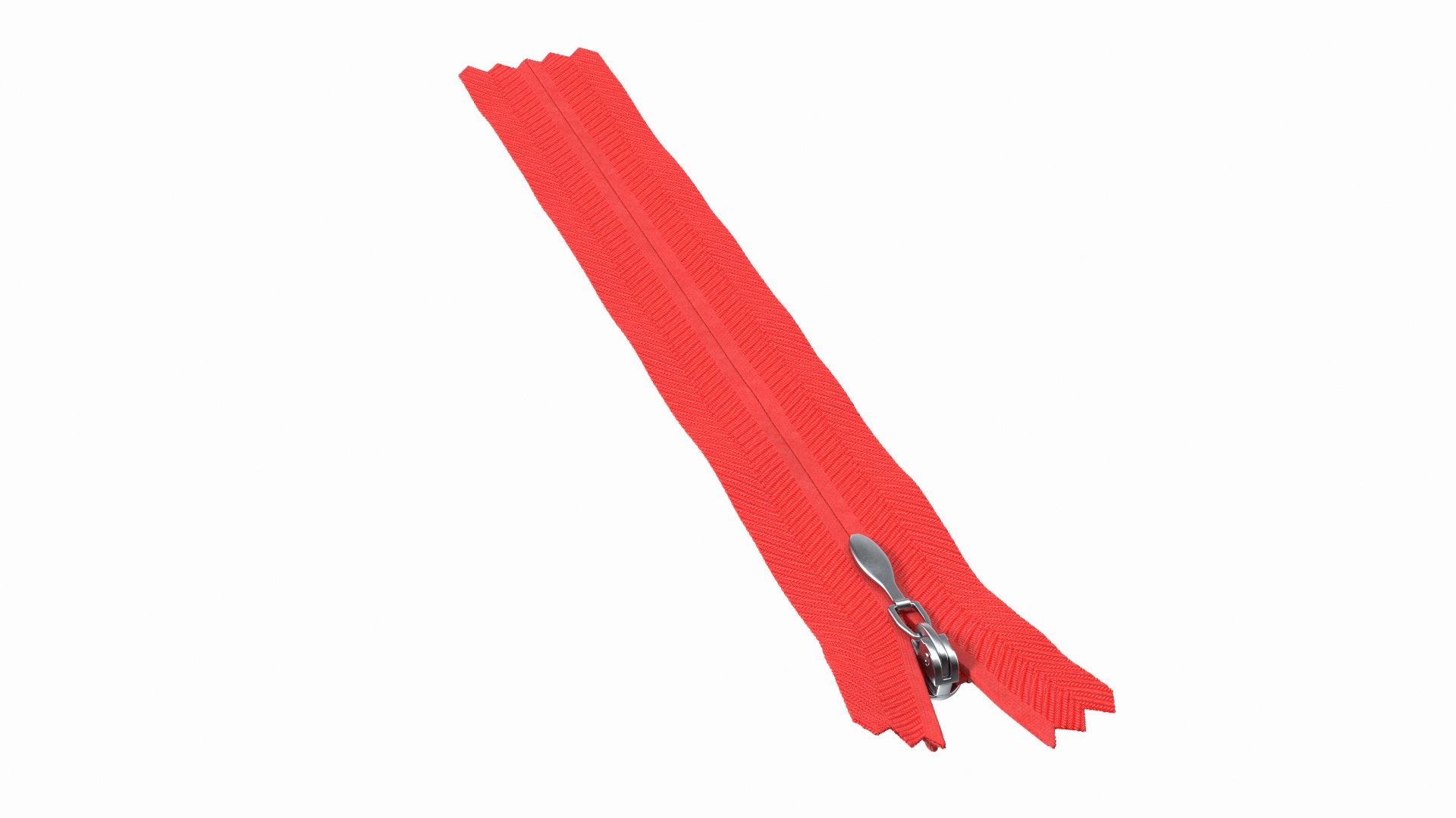 Nylon Invisible Zipper Red 3D Model - TurboSquid 1809784