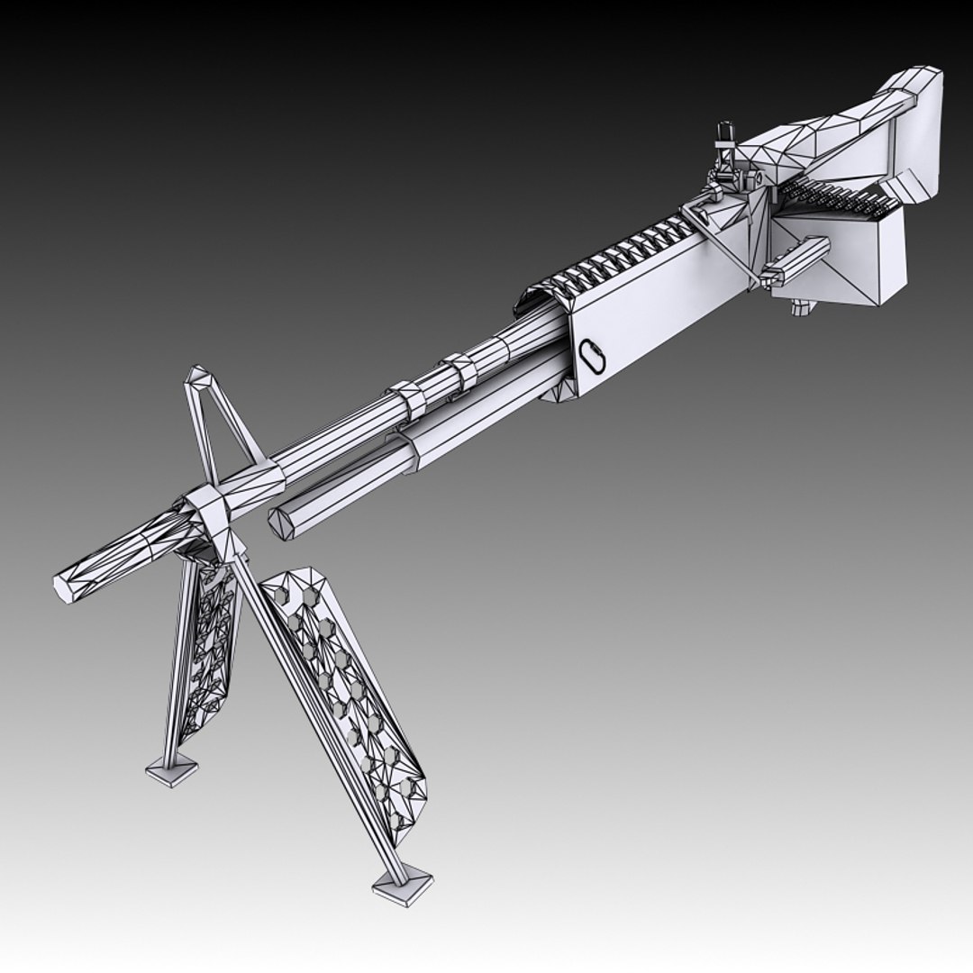 3D M60 Machine - TurboSquid 1306658
