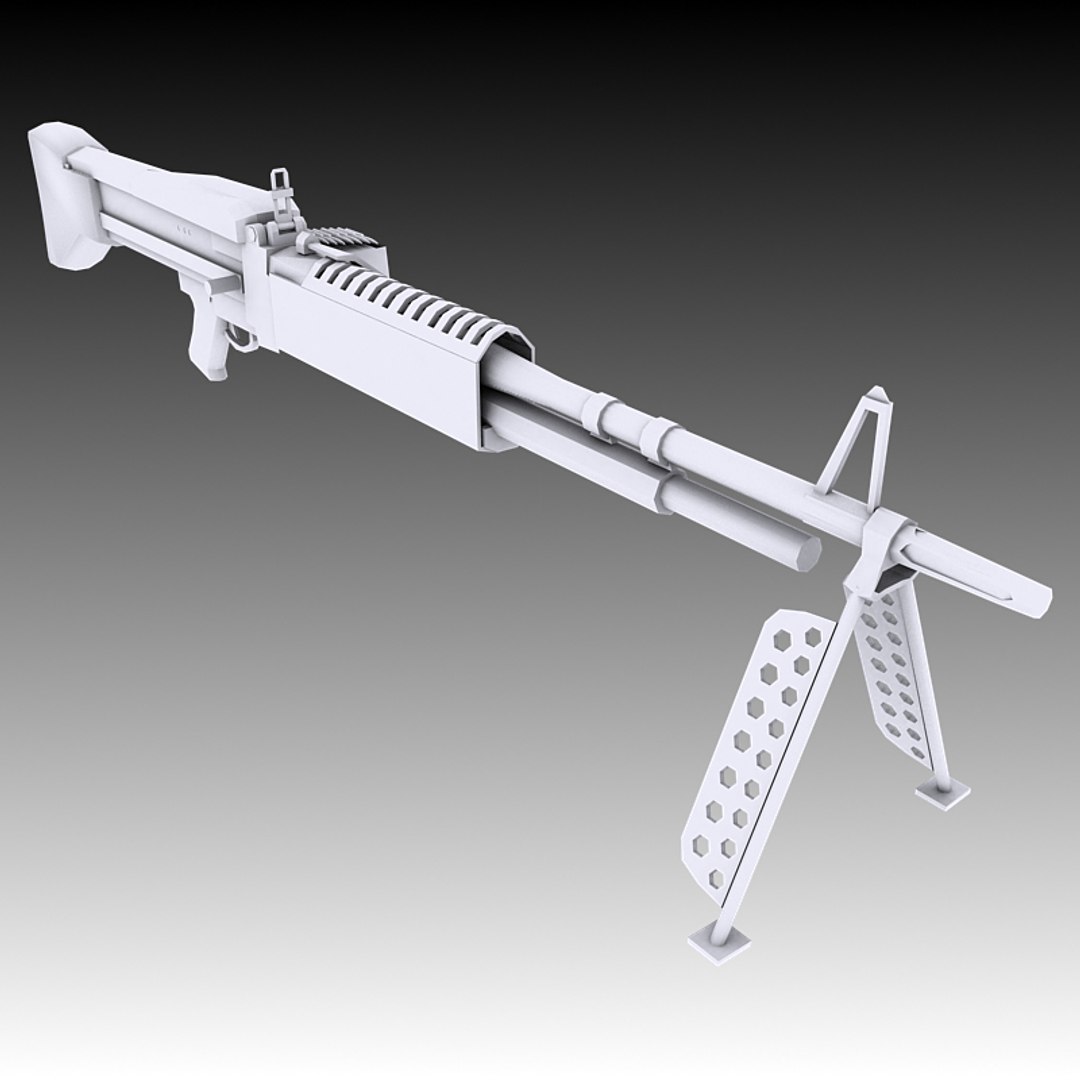 3D M60 Machine - TurboSquid 1306658