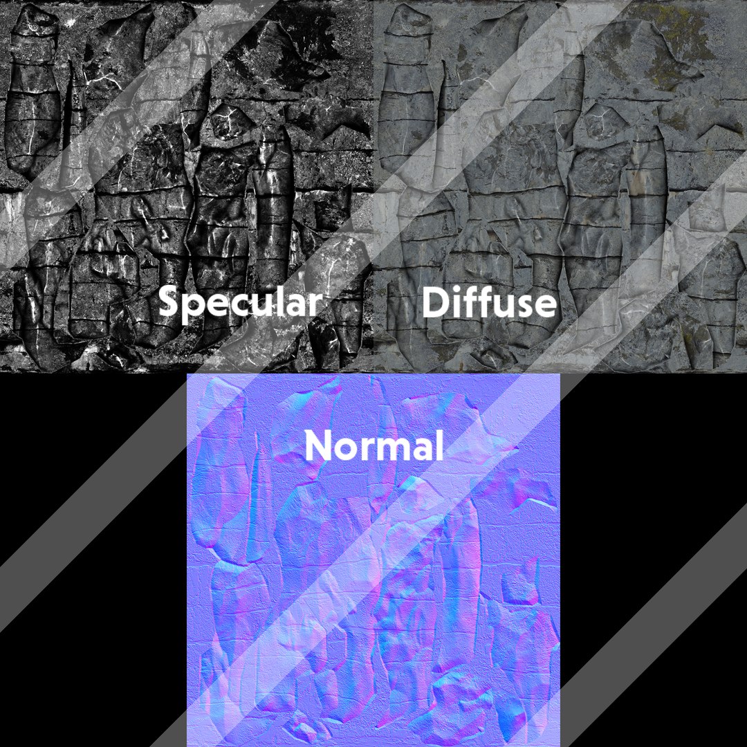 Tall Rock Cliff 3d Model