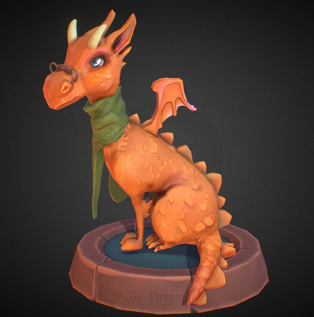 3D dragon teacher - TurboSquid 1442140