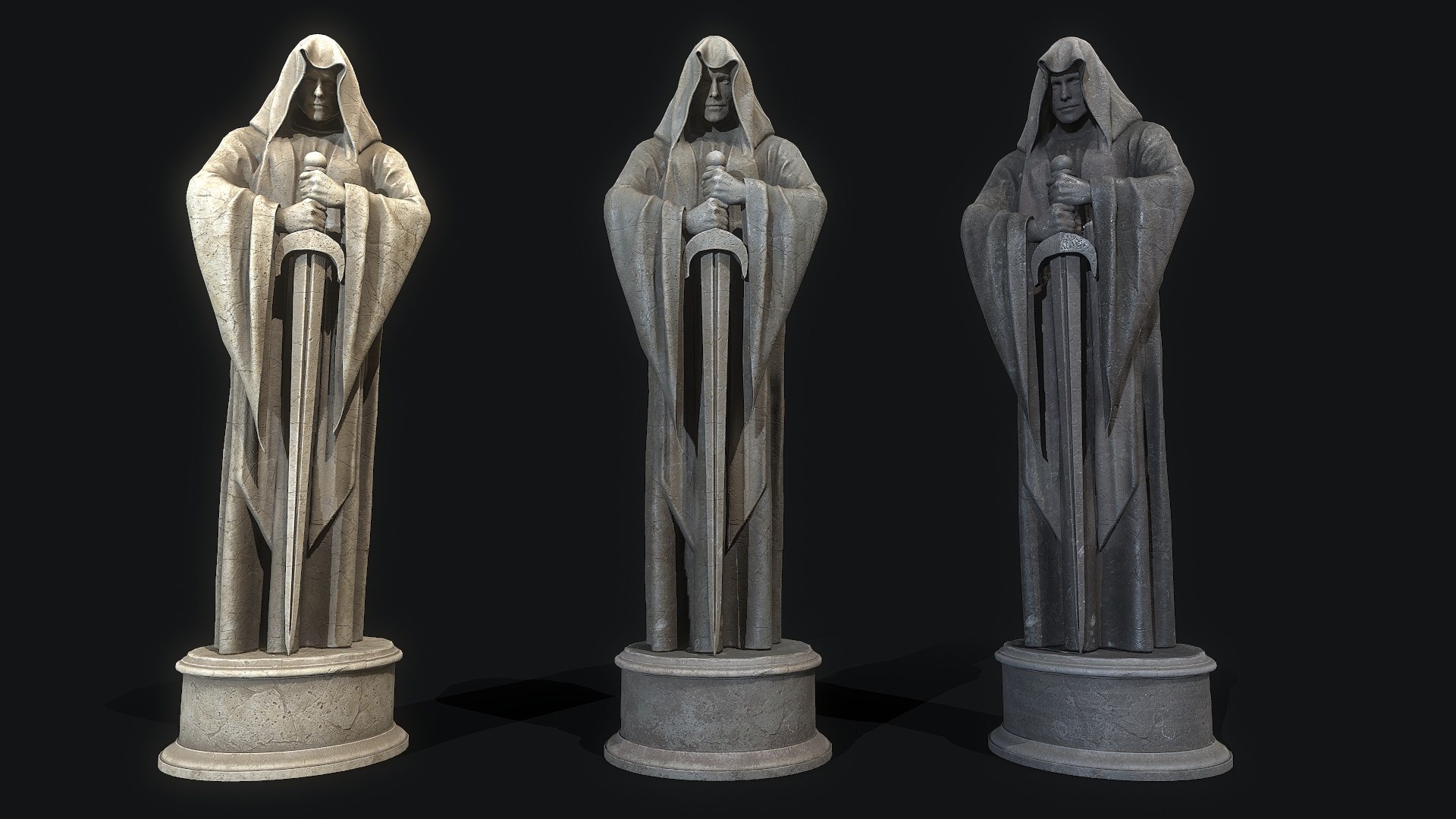 Guard Statue 3D - TurboSquid 2146888
