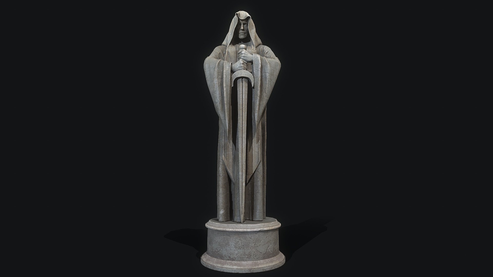 Guard Statue 3D - TurboSquid 2146888