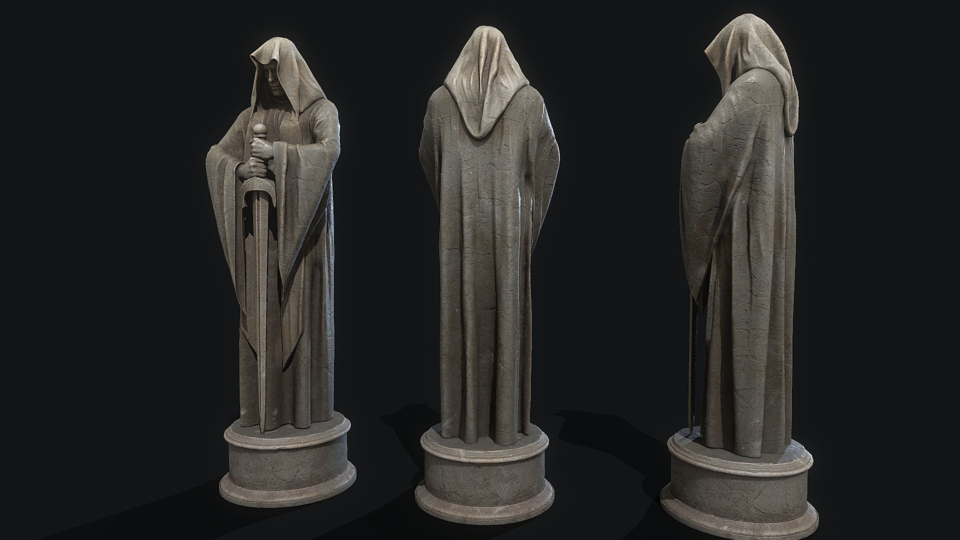 Guard Statue 3D - TurboSquid 2146888