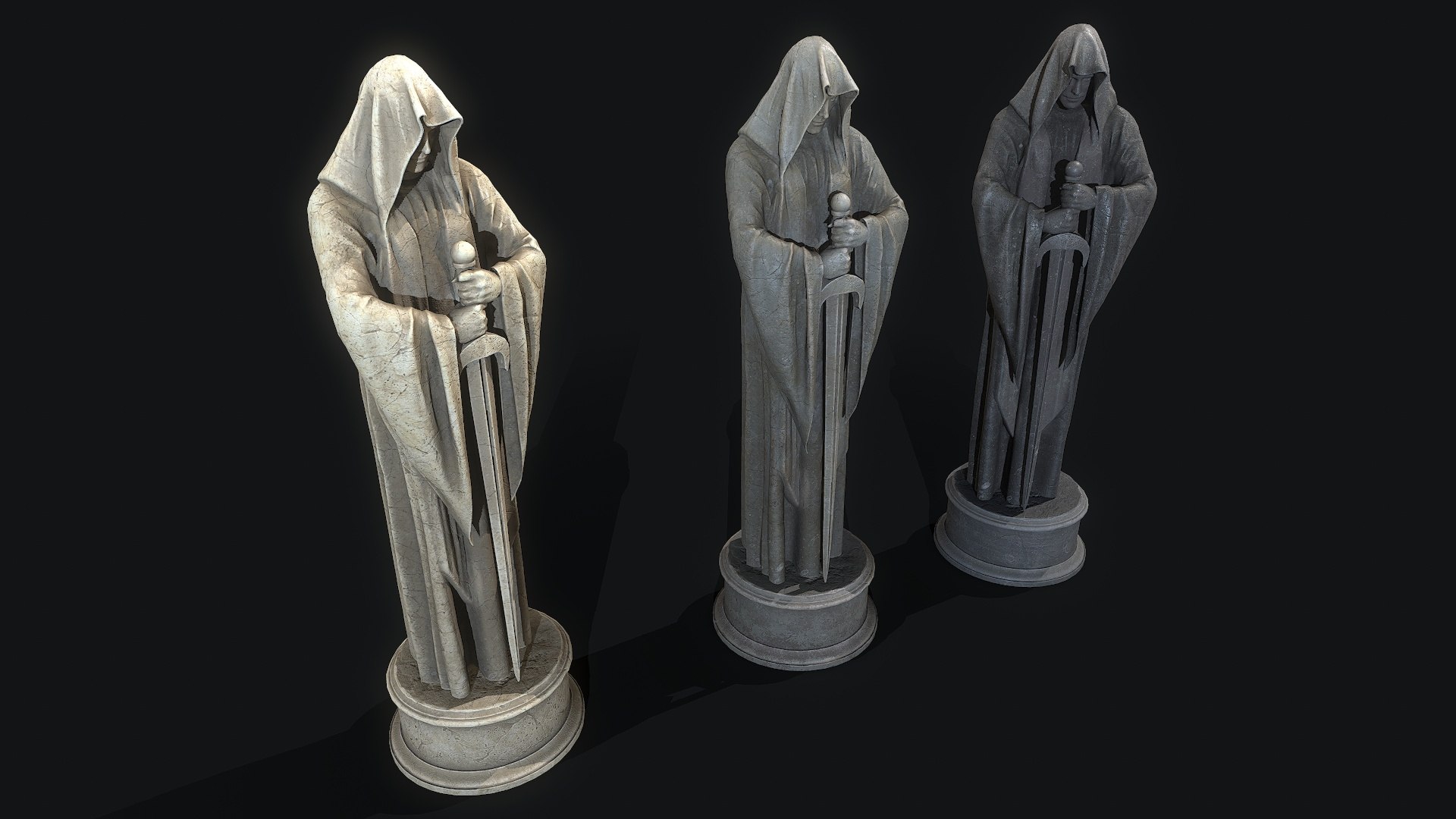 Guard Statue 3D - TurboSquid 2146888