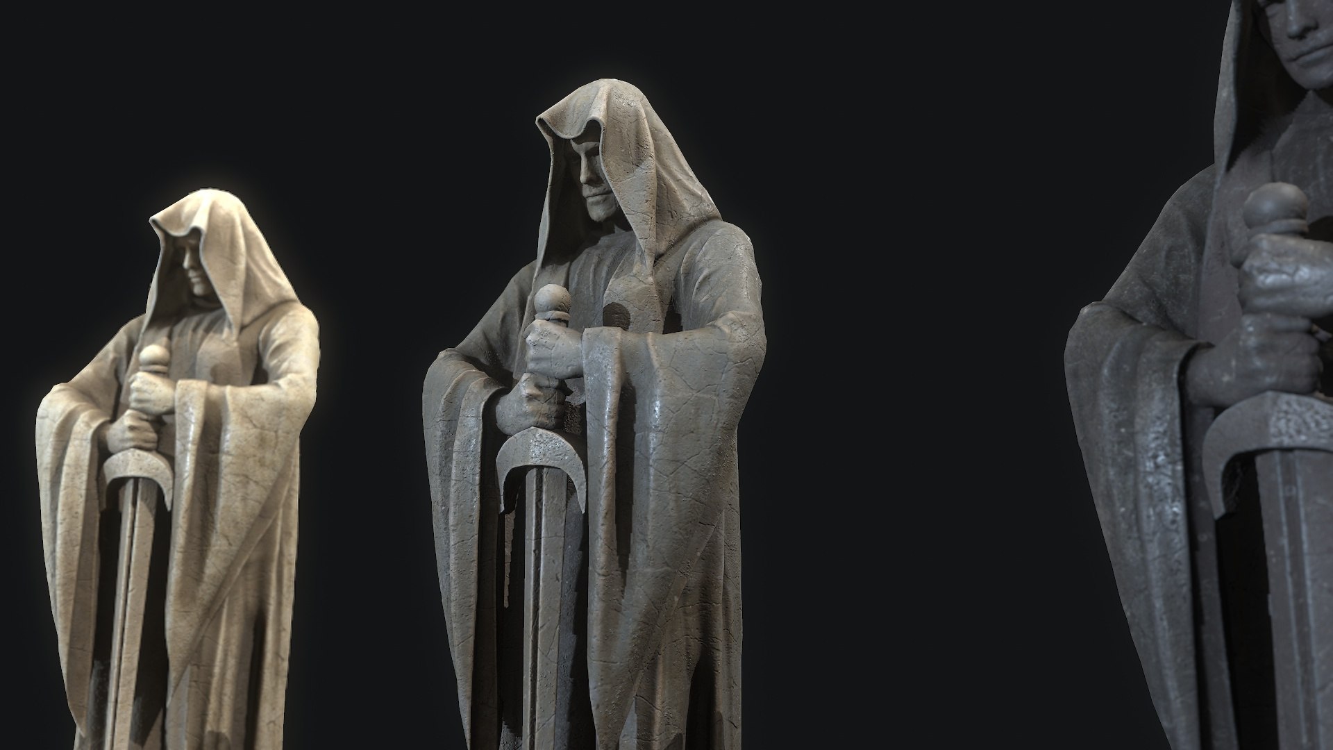 Guard Statue 3D - TurboSquid 2146888