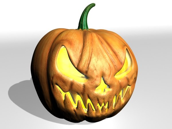 3d model halloween pumpkin