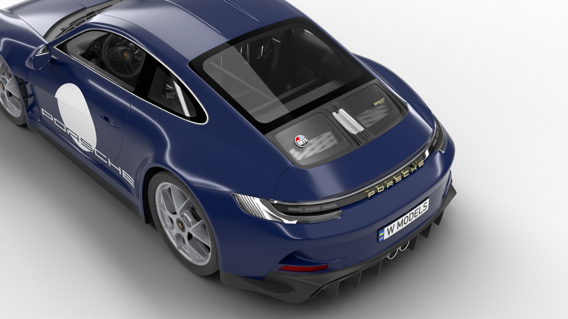 Porsche 911 S-T 2024 3d Model Model - TurboSquid 2275264