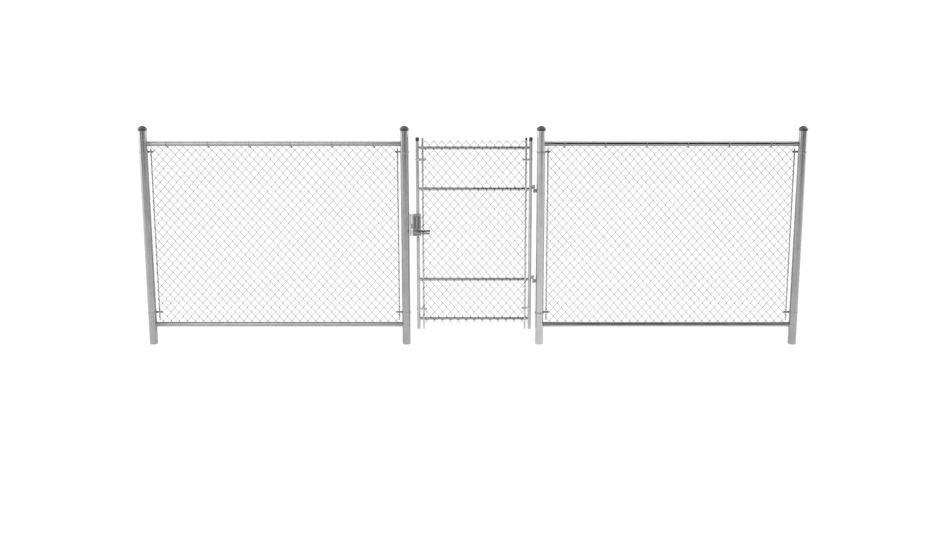 Chain LInk Gate Model - TurboSquid 2318215