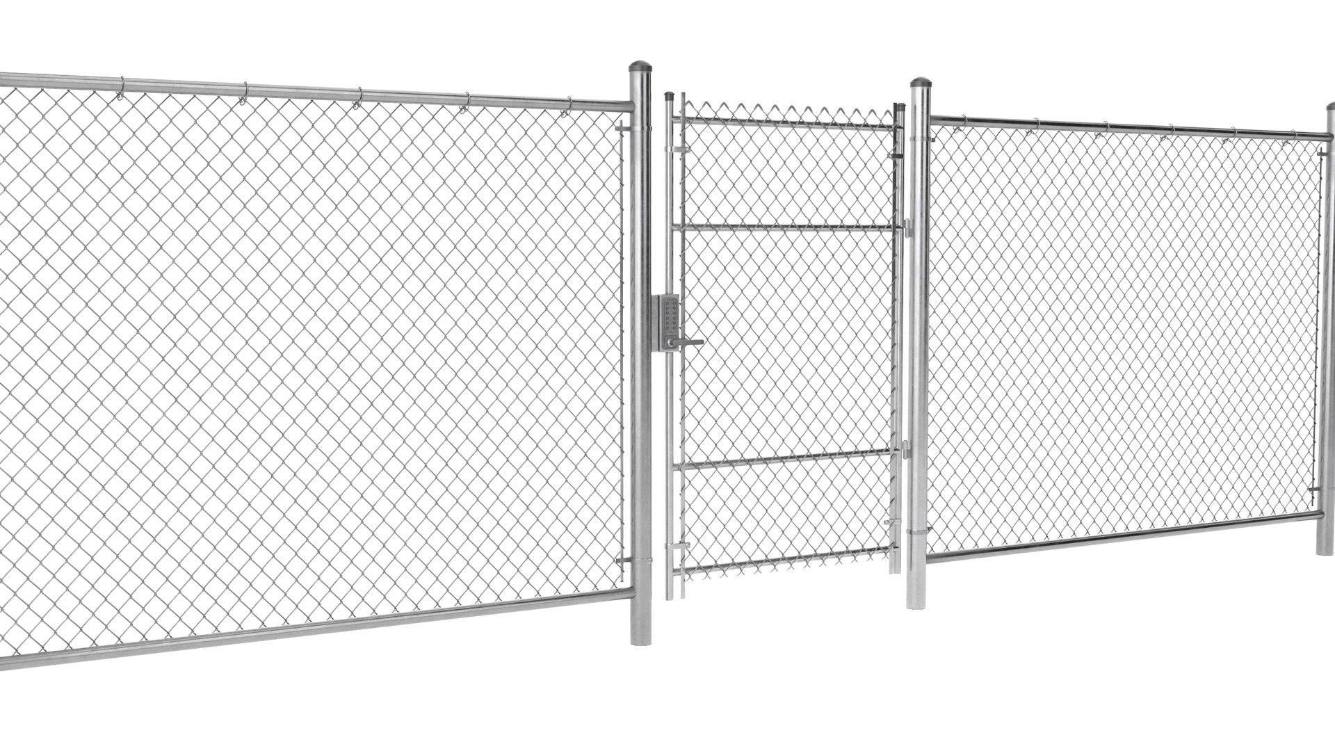 Chain LInk Gate Model - TurboSquid 2318215