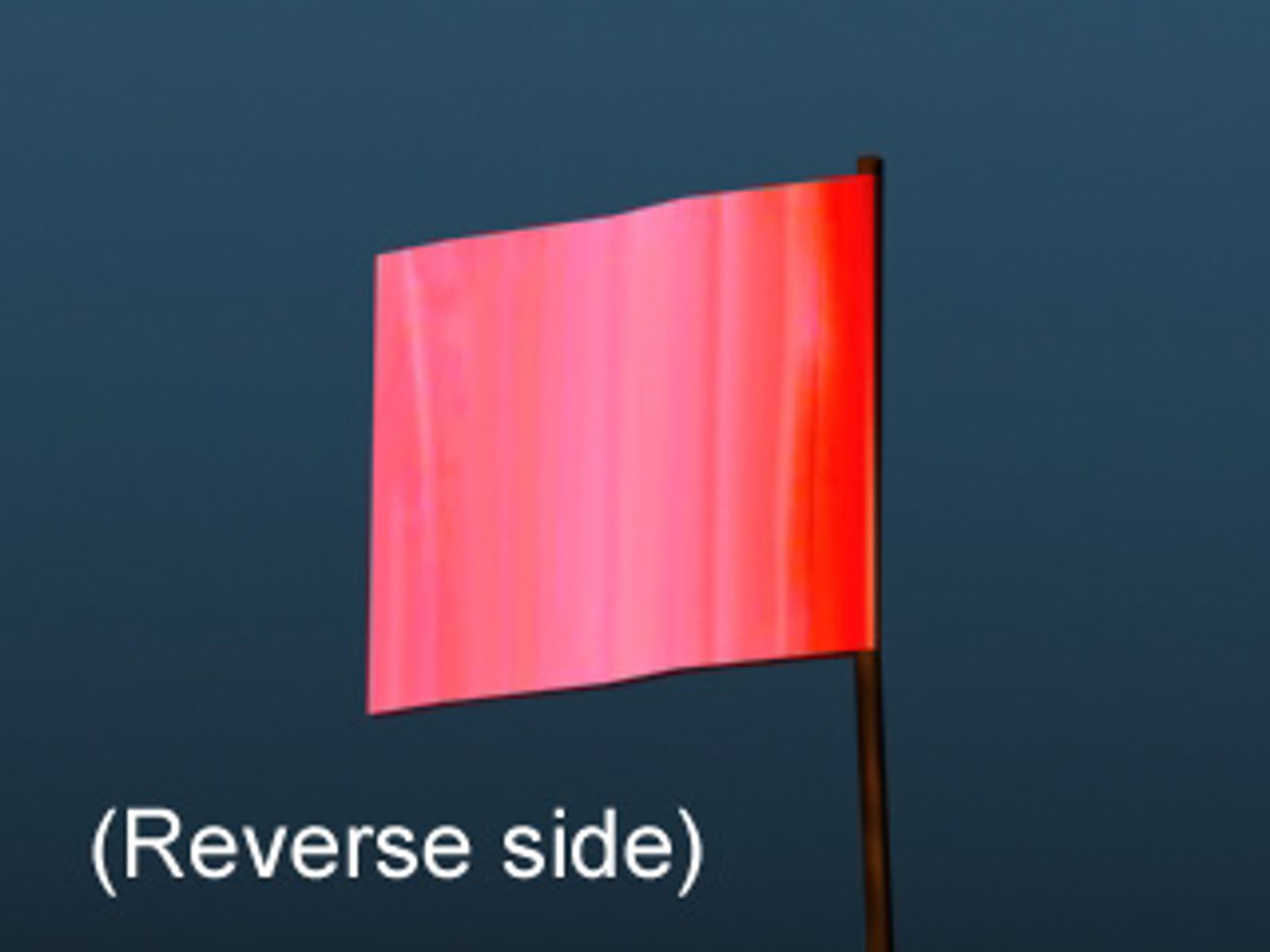 3d Model Utility Flag Buried Cable