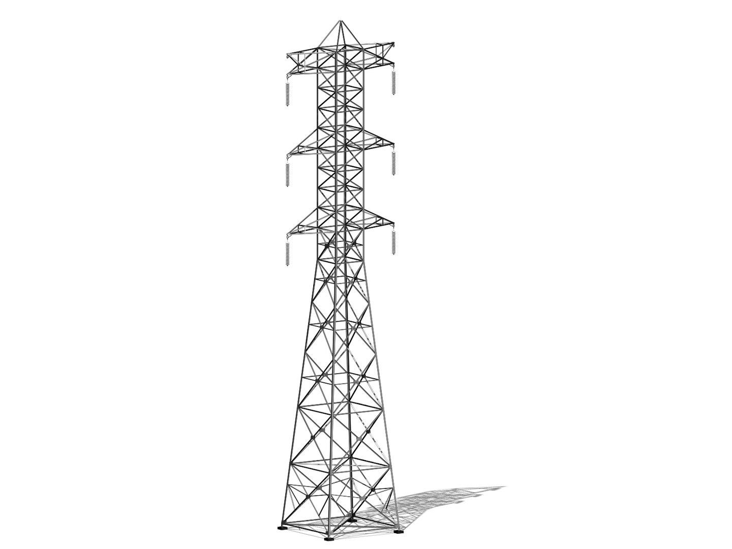 Power Line 3D Model - TurboSquid 1289832