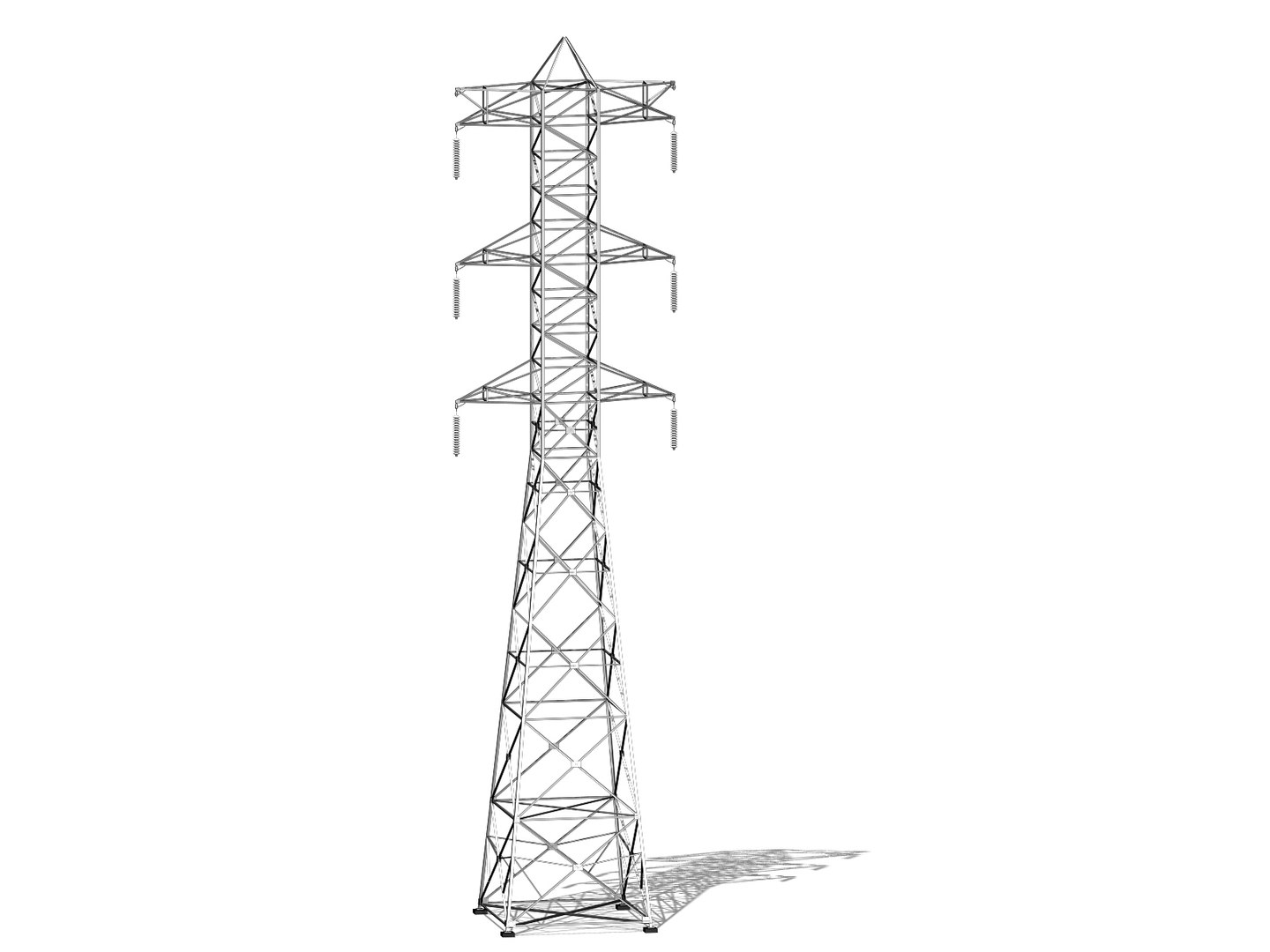 Power Line 3D Model - TurboSquid 1289832