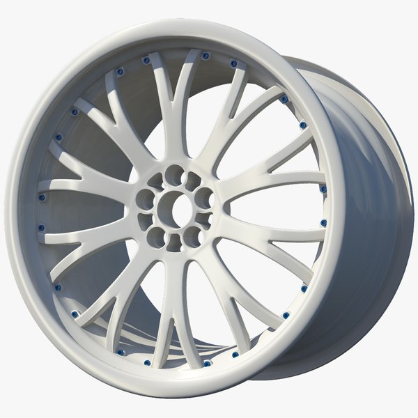 3d wheel rim spoked sport