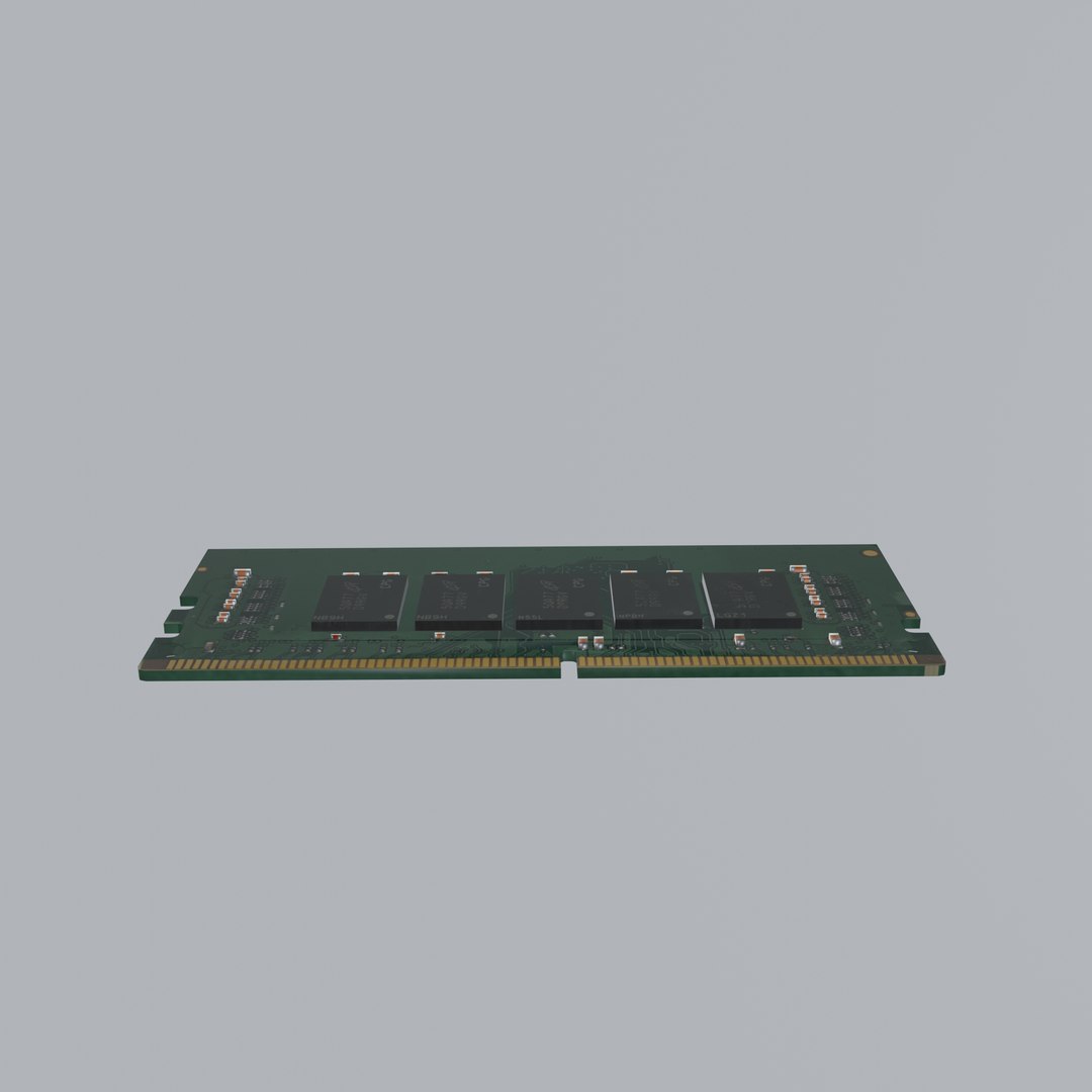 3D DDR4 SODIMM Laptop Ram Stick Model - TurboSquid 2082608