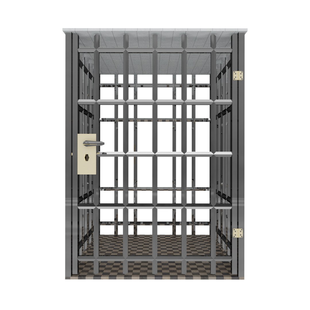 Cage cell 3D model - TurboSquid 1623742
