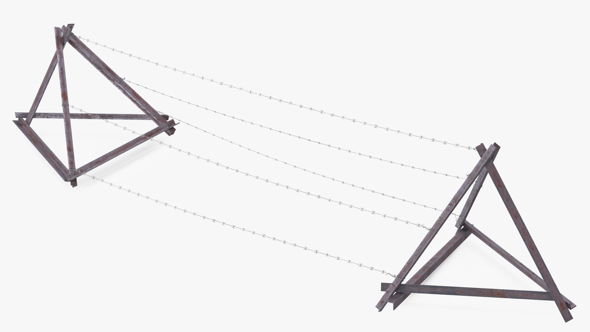 Wire Entanglement Barrier Razors 3D - TurboSquid 1713186