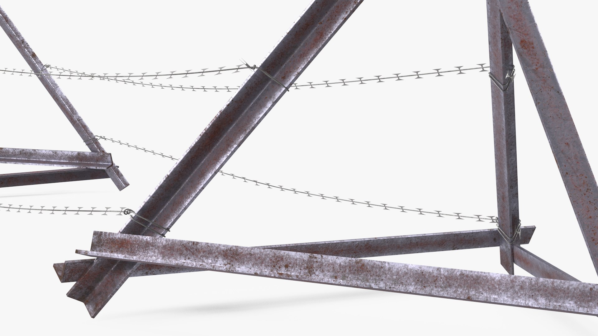 Wire Entanglement Barrier Razors 3D - TurboSquid 1713186