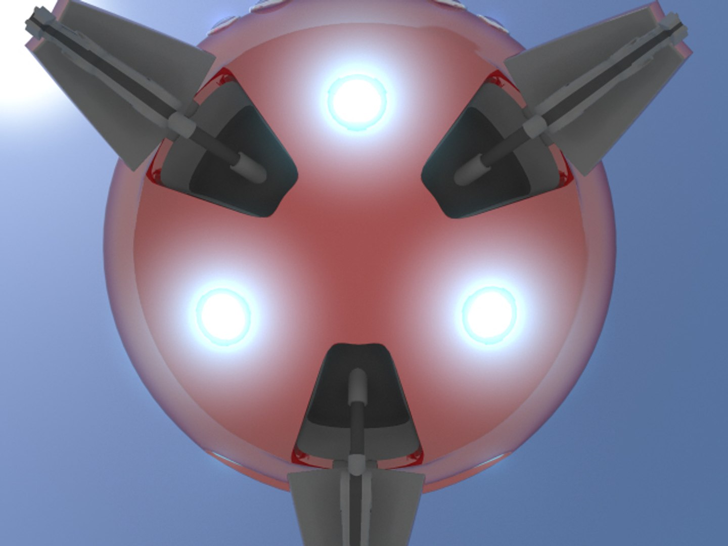 Ufo Space Vehicle 3d Ma