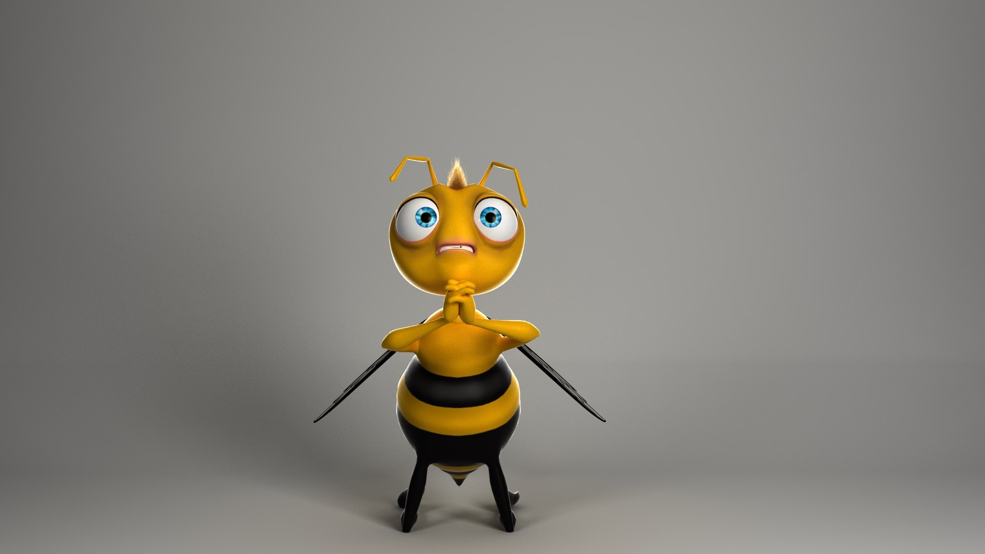 Cartoon Bee 3D model - TurboSquid 1966311