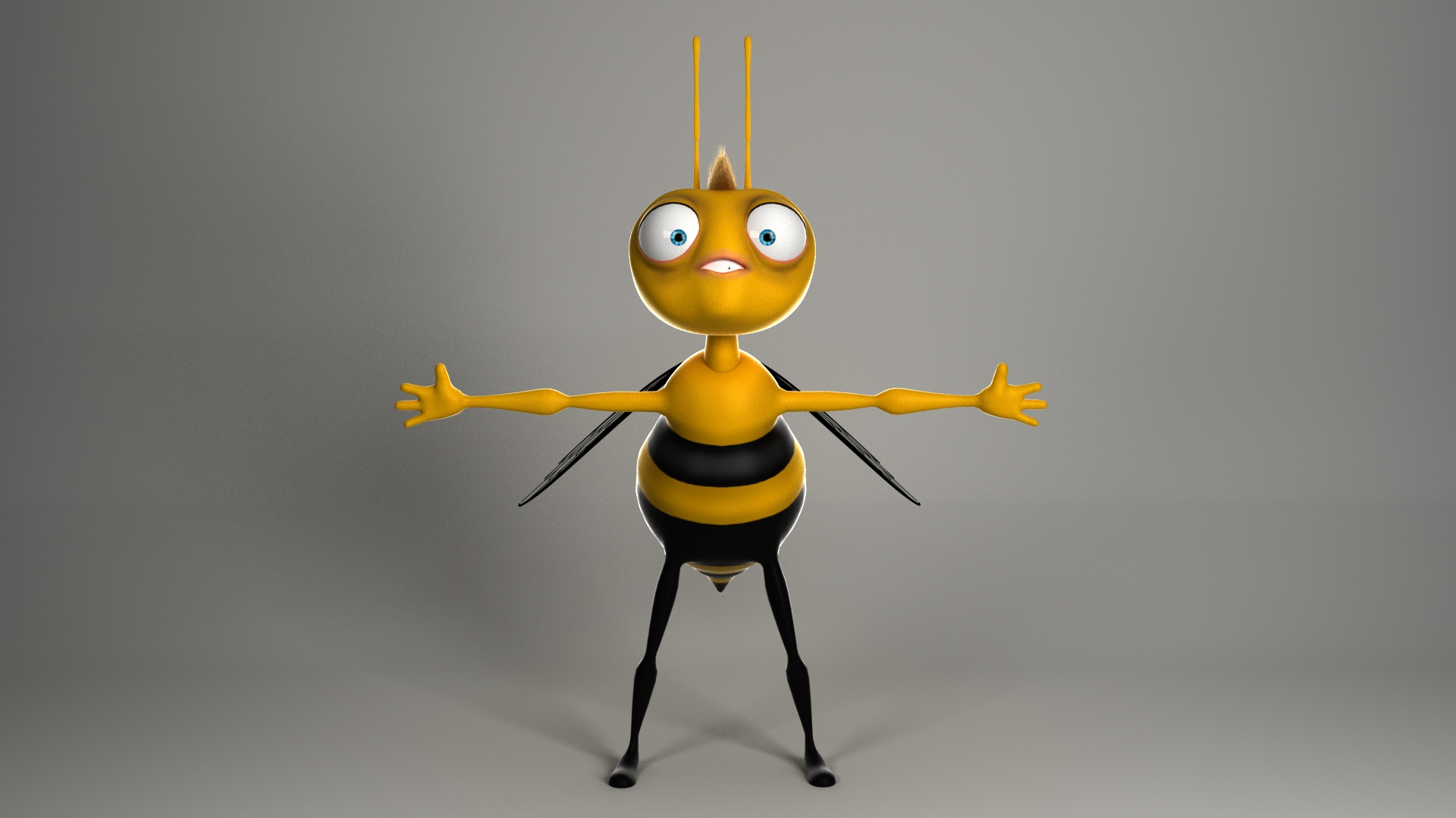 Cartoon Bee 3D model - TurboSquid 1966311