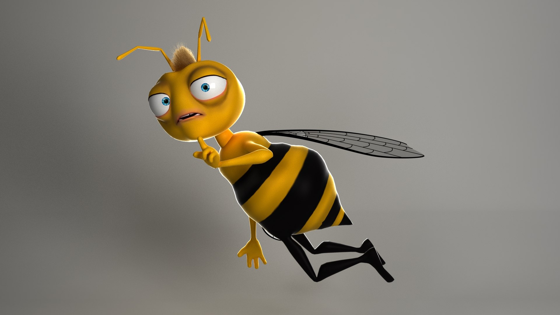 Cartoon Bee 3D model - TurboSquid 1966311