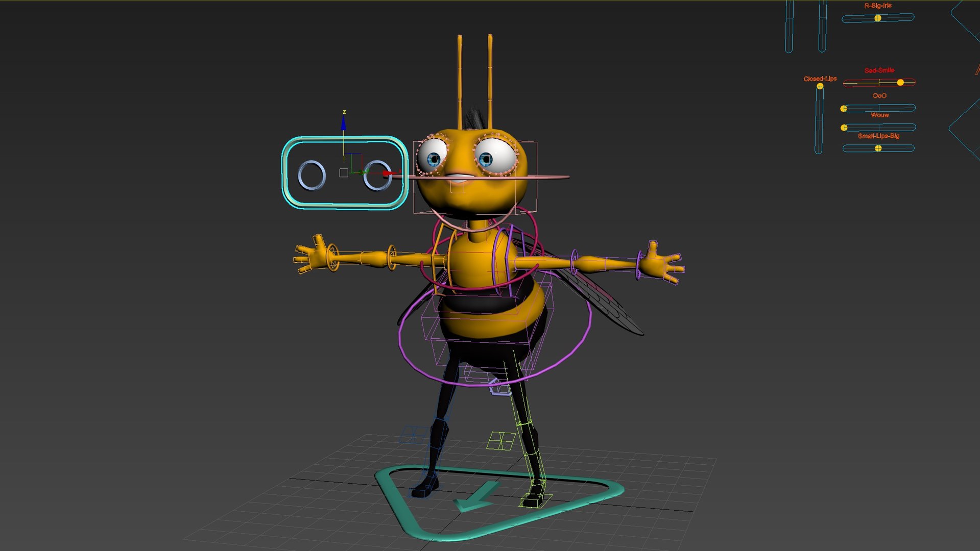 Cartoon Bee 3D model - TurboSquid 1966311
