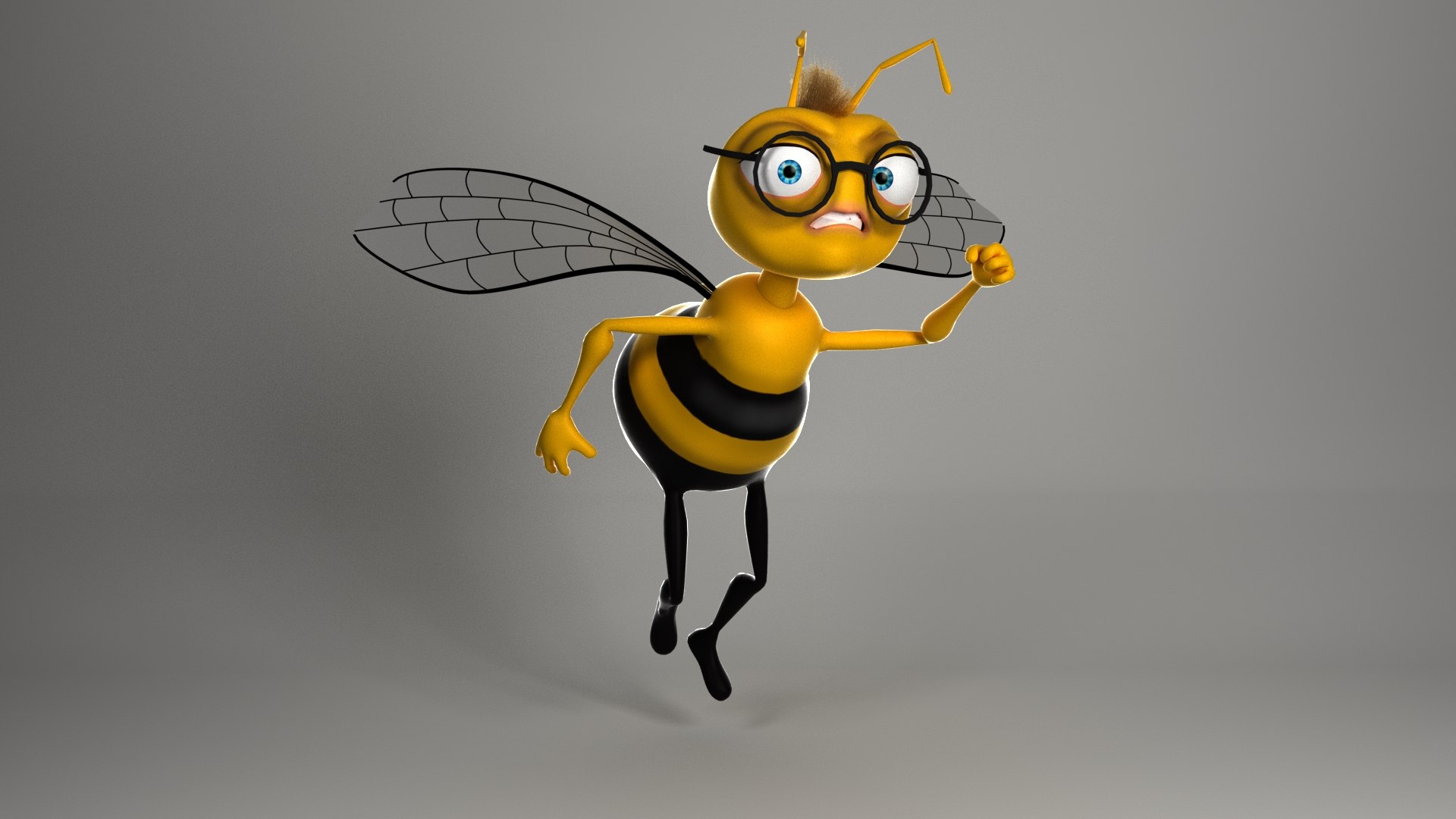 Cartoon Bee 3D model - TurboSquid 1966311