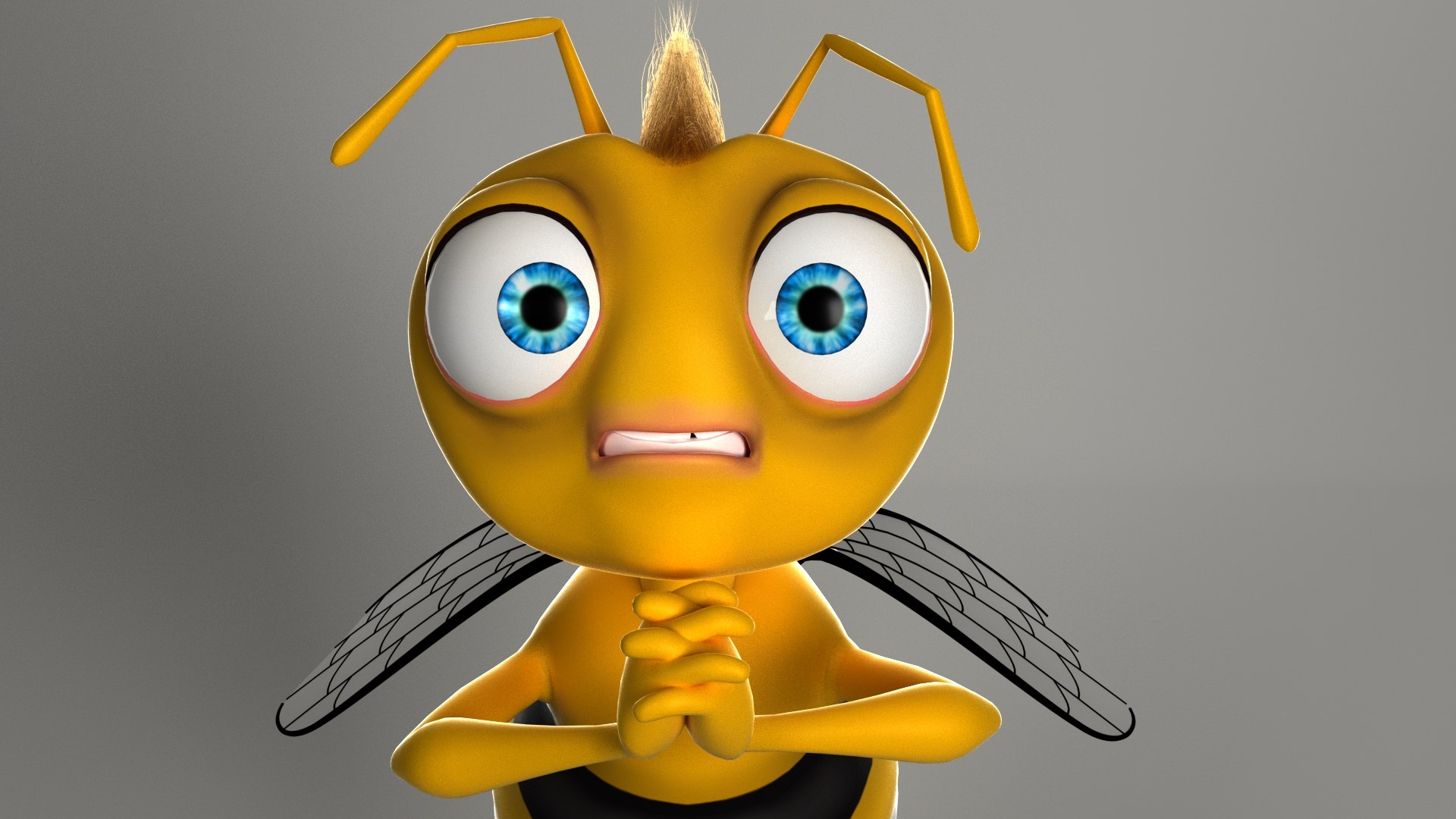 Cartoon Bee 3D model - TurboSquid 1966311